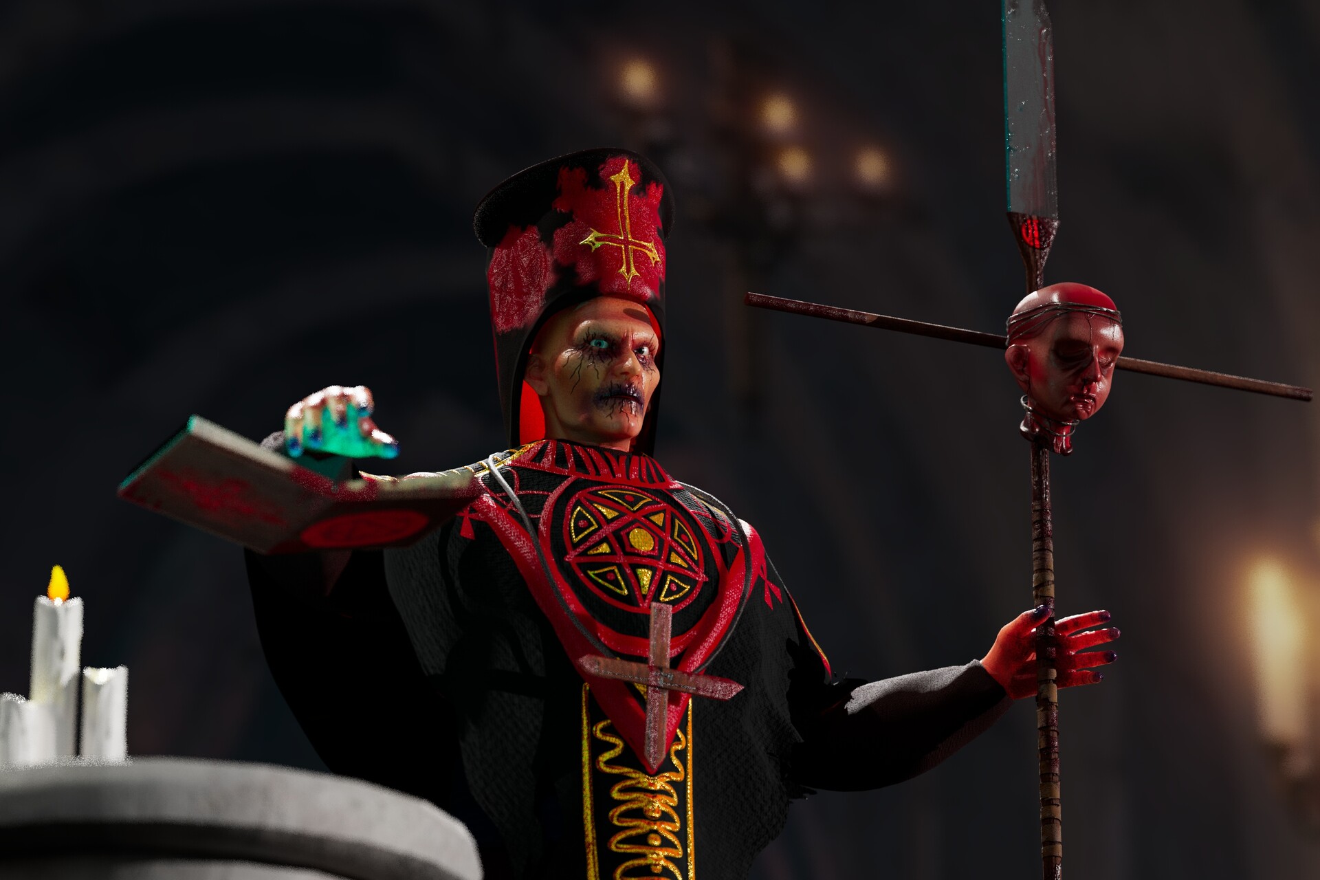 ArtStation - Dark Priest 3D