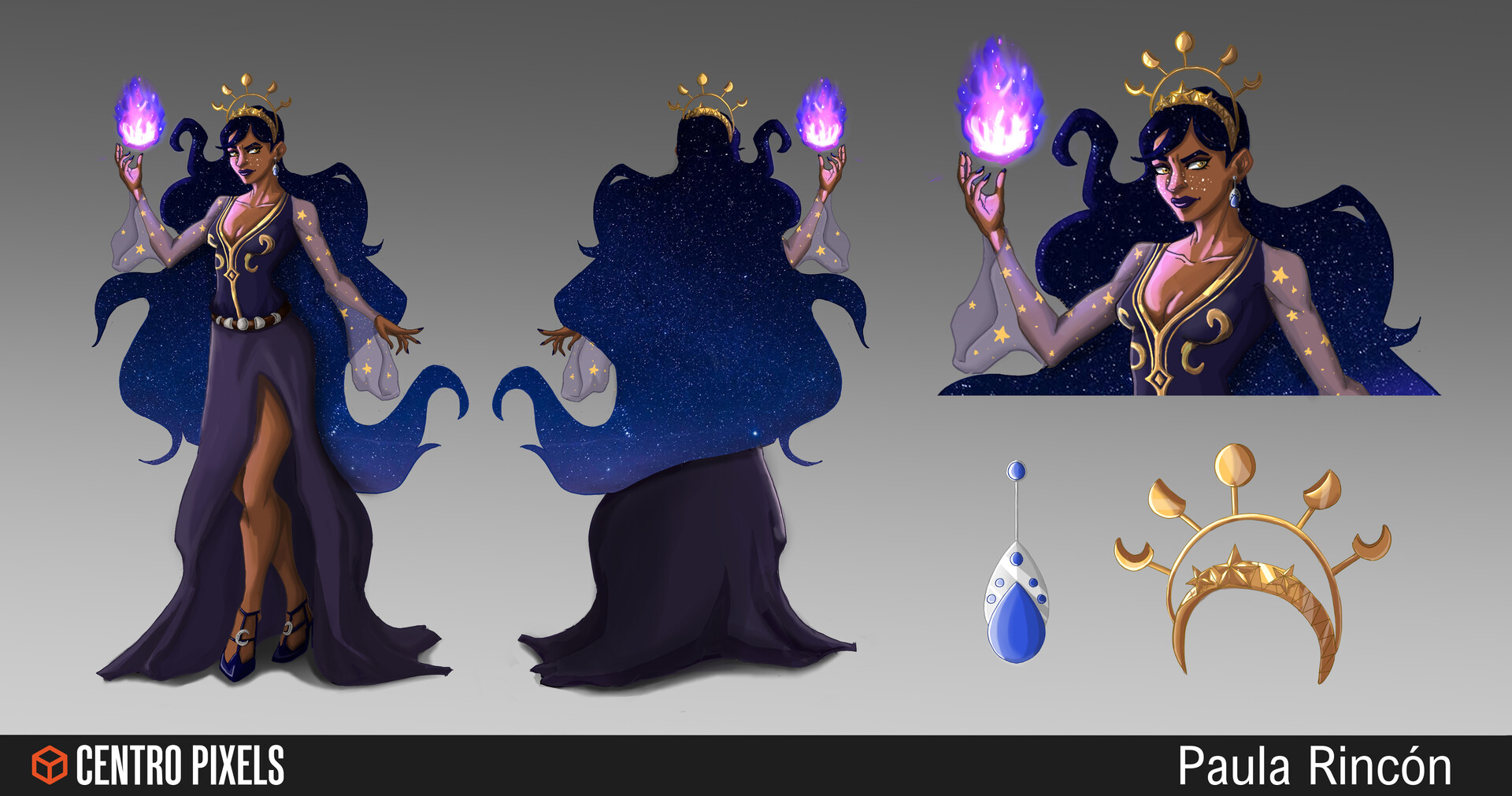 ArtStation - Nyx, Goddess of Night