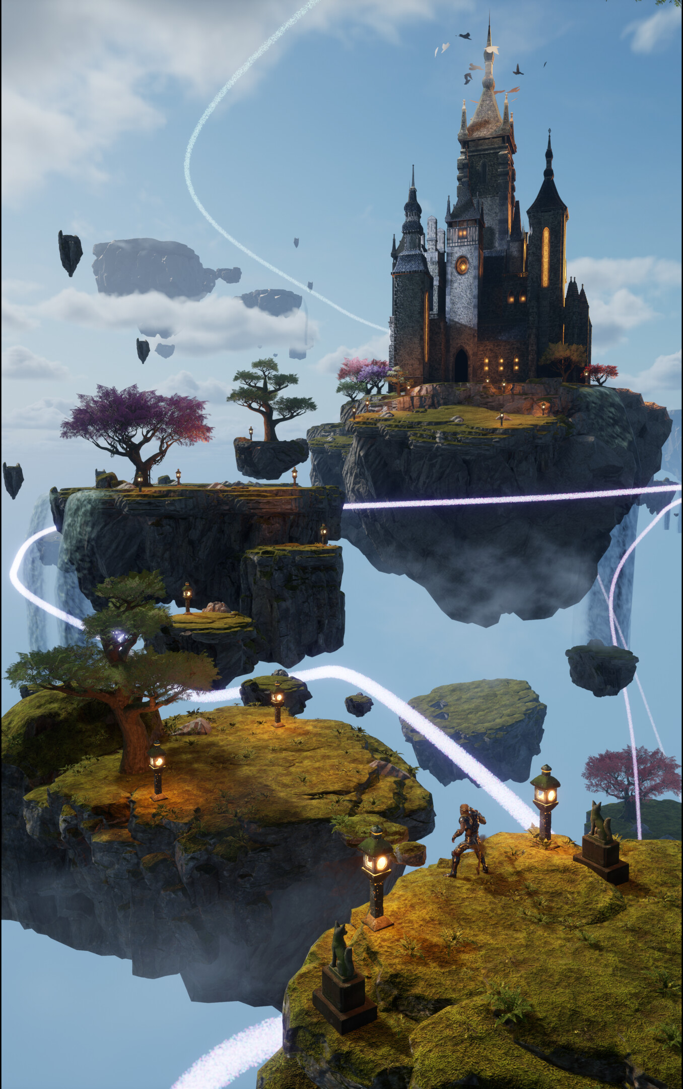 Mohamed Shawky - Floating Capital | Unreal Engine 5 Lighting Mood