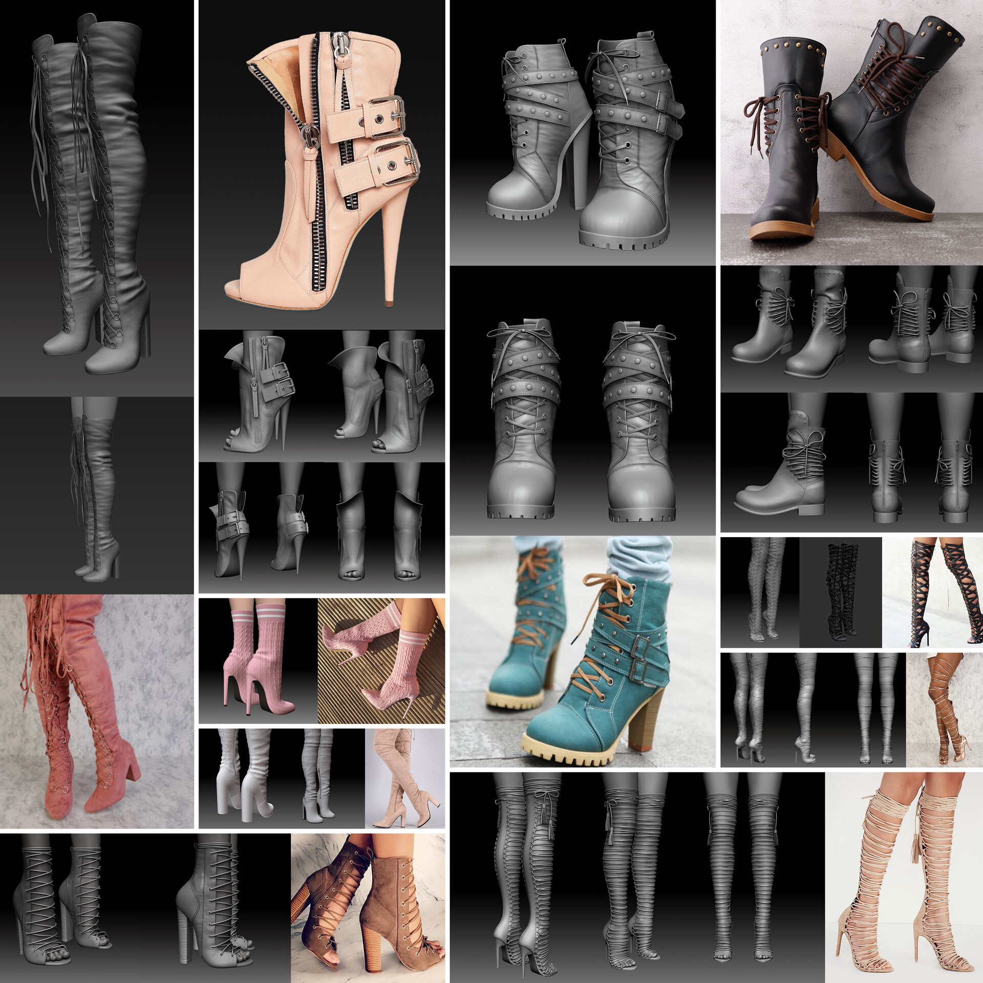 ArtStation - Shoes Design