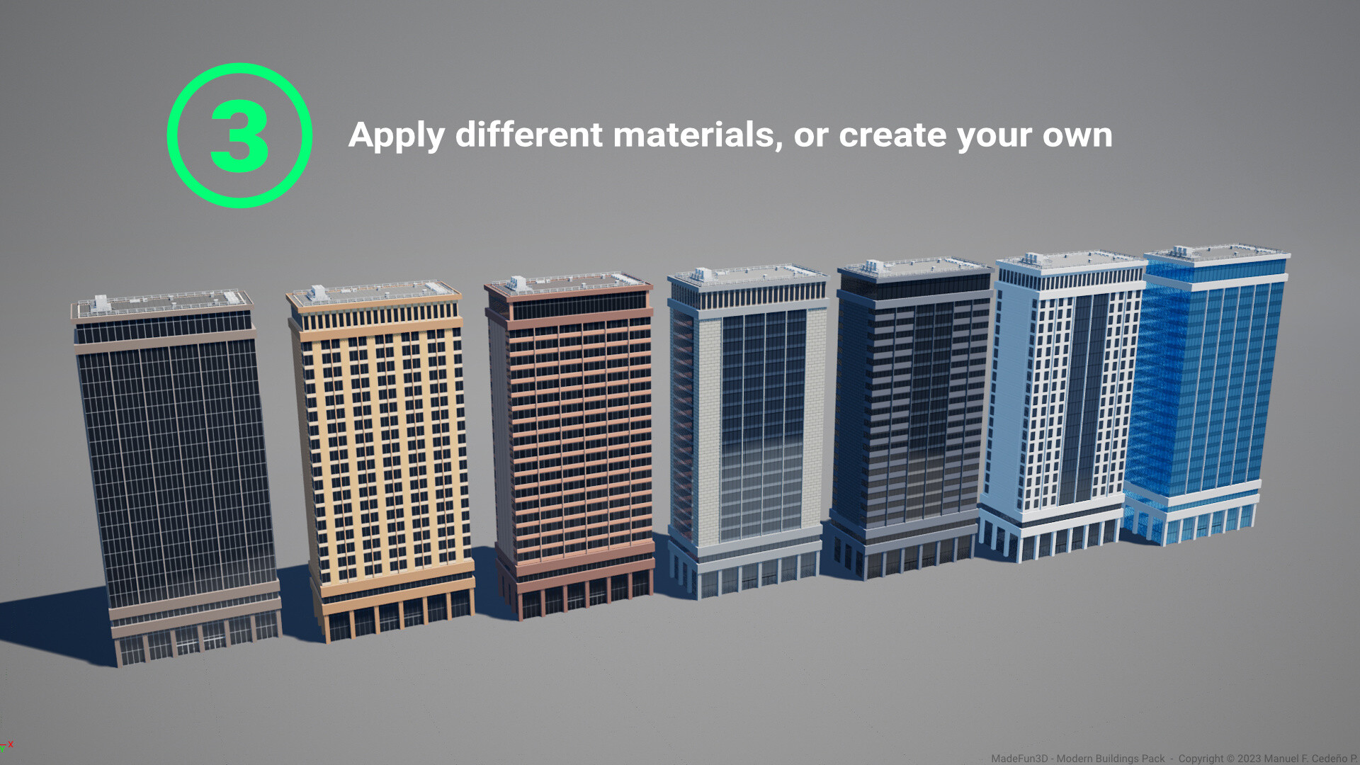 Manuel F. Cedeño - Modern Buildings Asset Pack for Unreal Engine