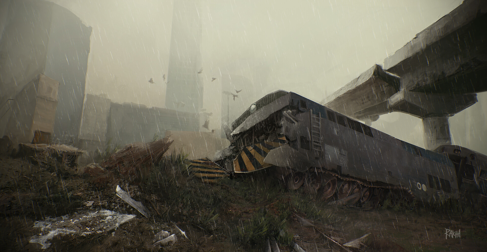 ArtStation - Train in the Station