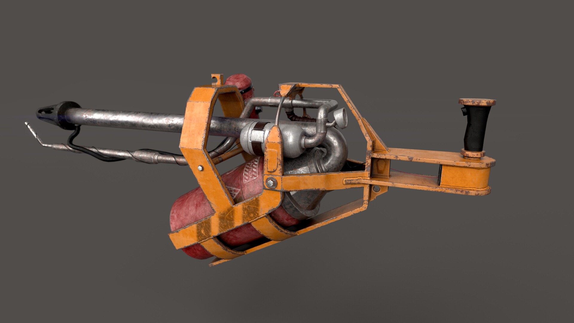 ArtStation - Flamethrower fallout 4