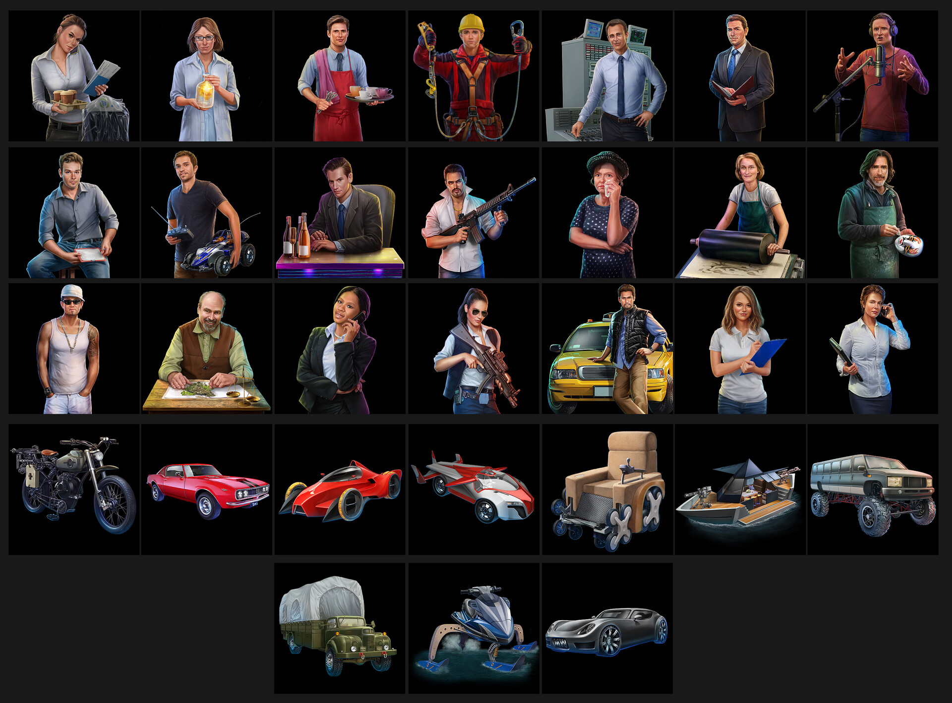 ArtStation - mafia wars game arts