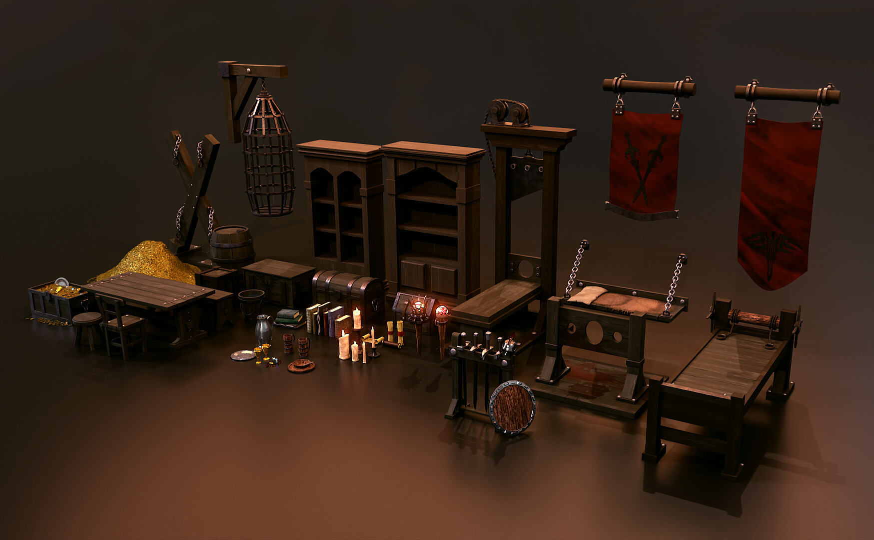 ArtStation - Dungeon Prop Art