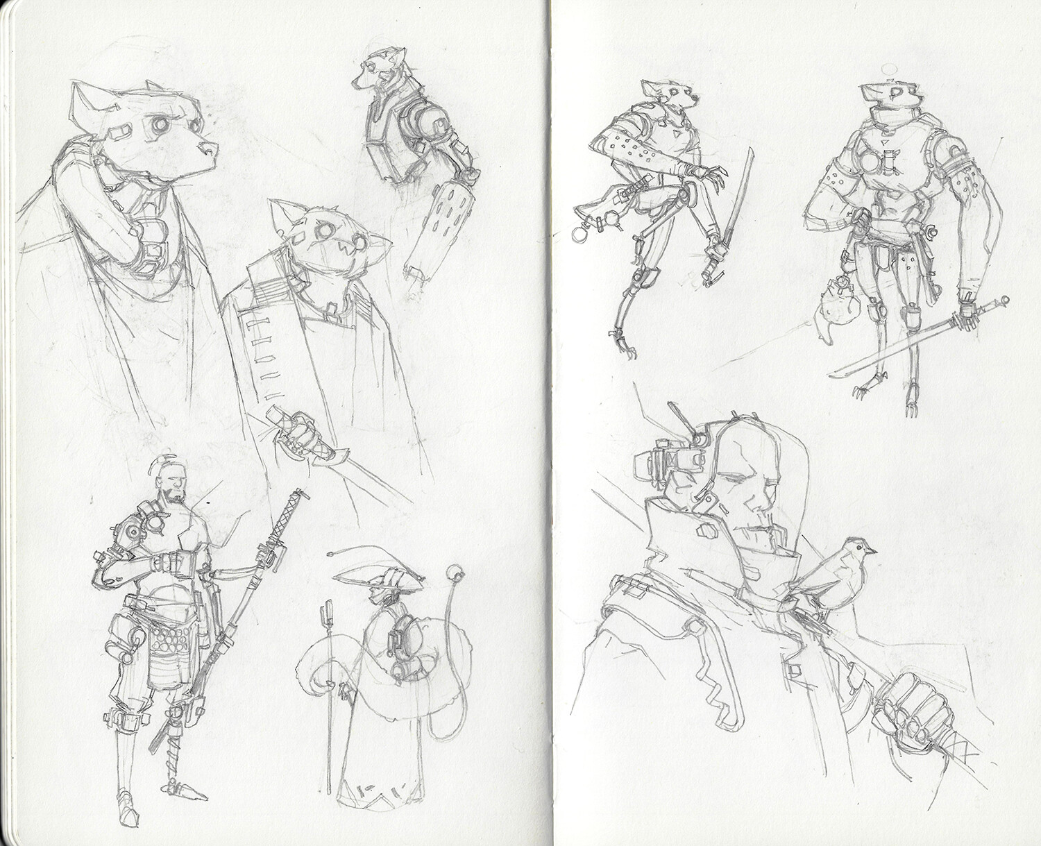 Darren Bartley - fightPUNCH - TRIBAL - Sketchbook