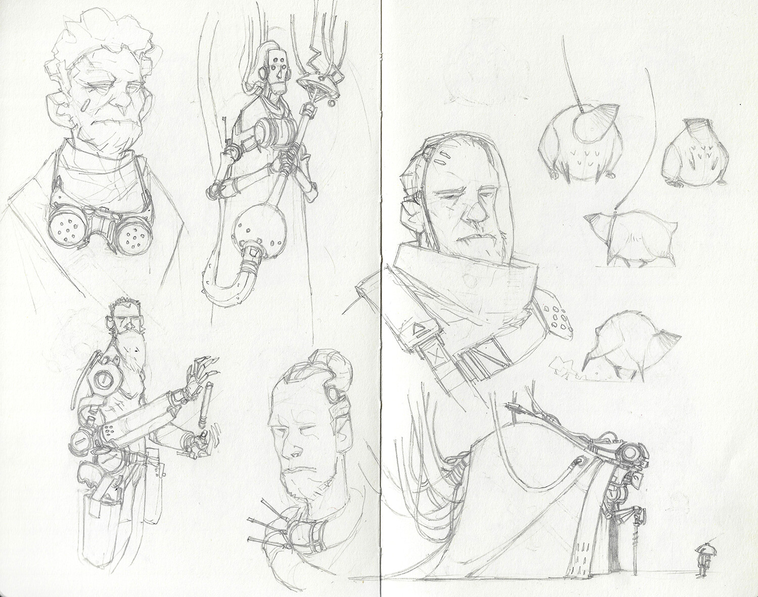 Darren Bartley - fightPUNCH - TRIBAL - Sketchbook