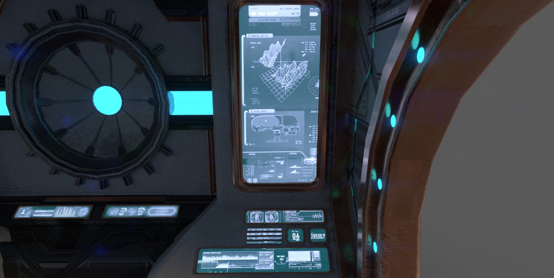 Chloe Houle - Texturing of a Sci-Fi Environment