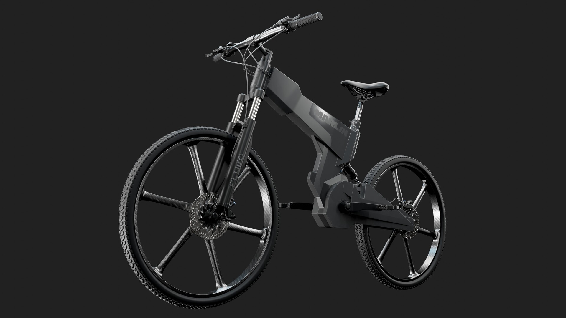 ArtStation - "Marlin" Fictional E-Bike Model