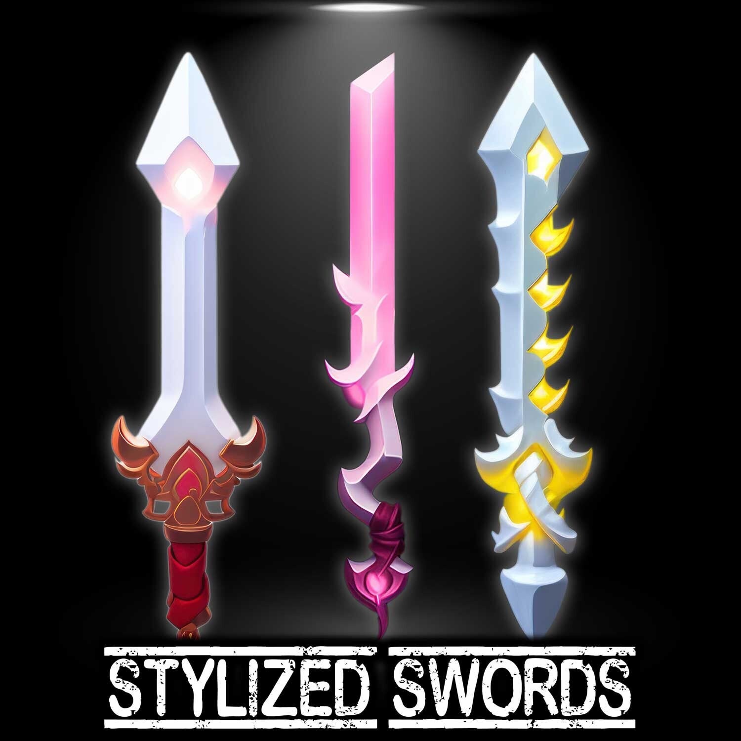 ArtStation - 360+ Stylized Swords Images Reference Pack - 4K Resolution ...