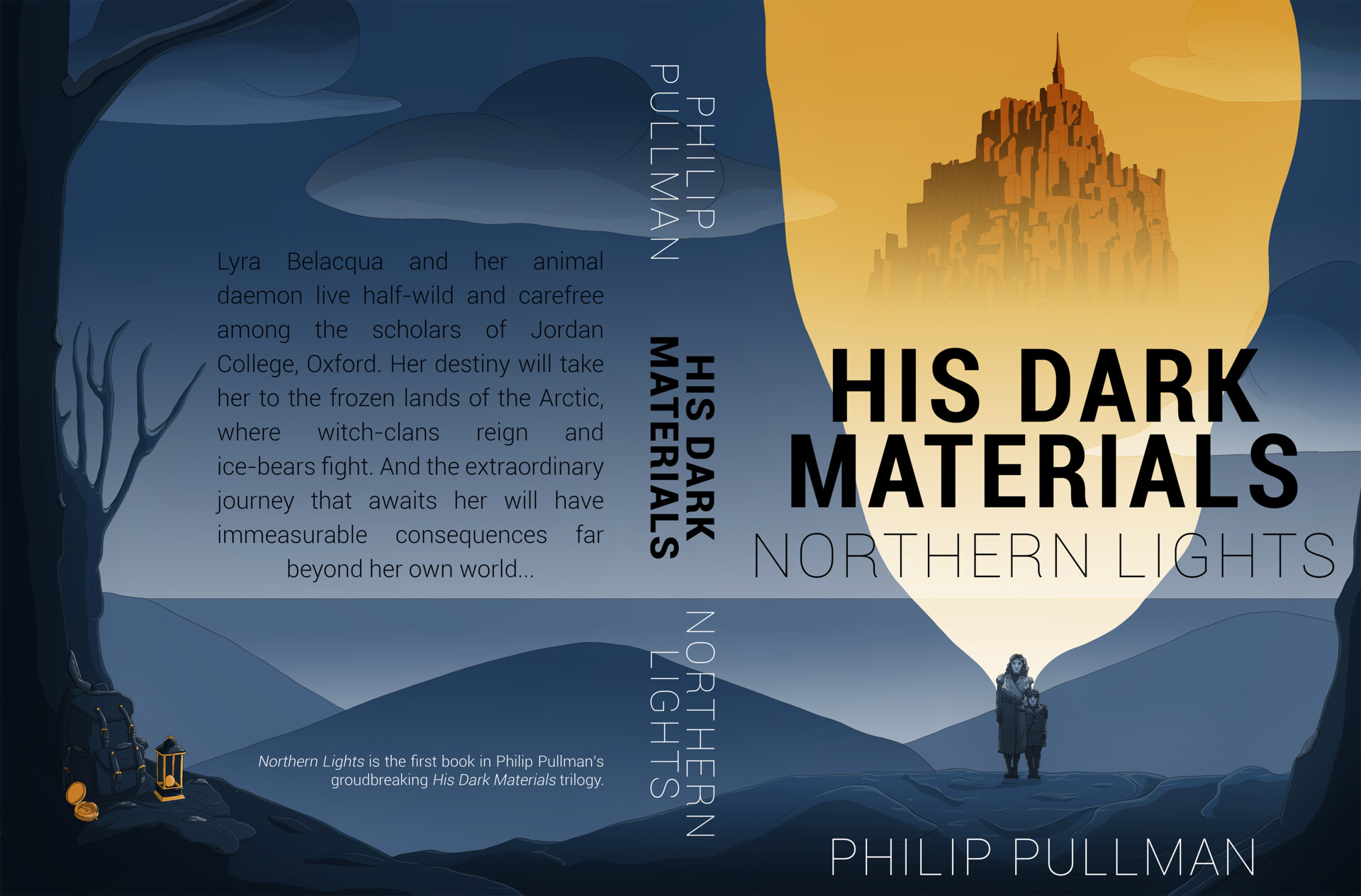ArtStation - His Dark Materials - Northern Lights | Book Cover