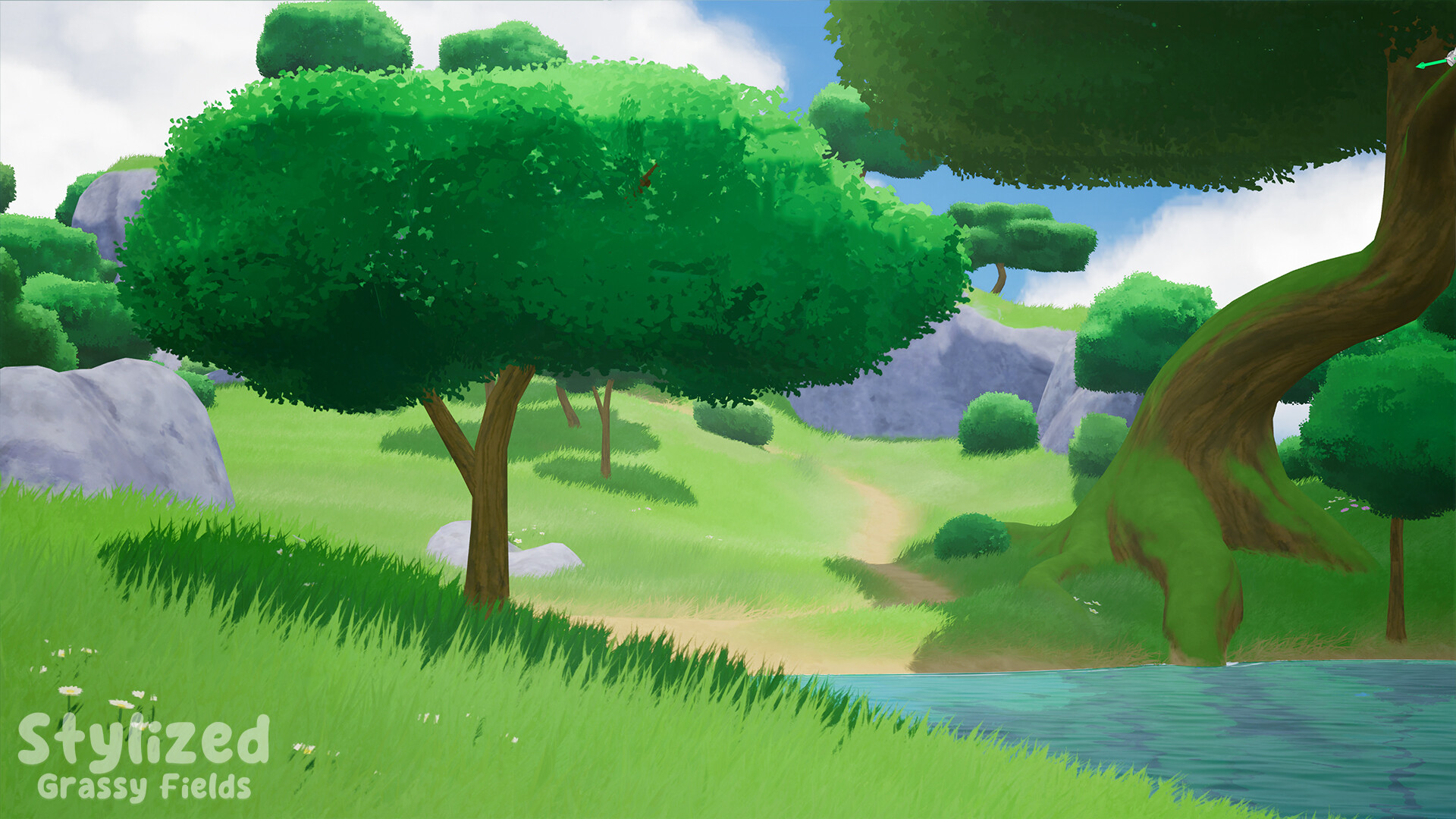 Jack Dunphy - Stylized Grassy Fields - Unreal Marketplace Environment Asset