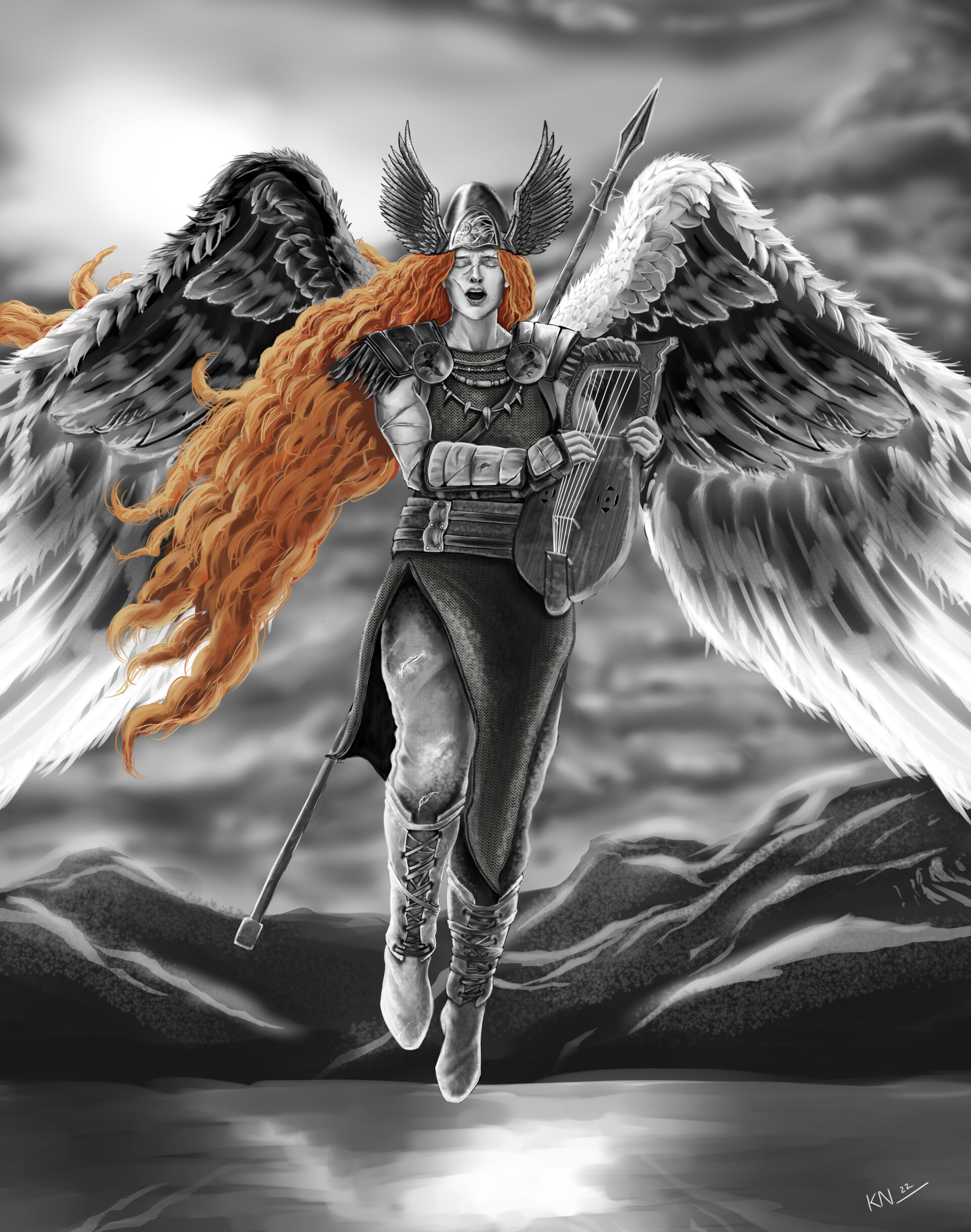 ArtStation - Singing Valkyrie