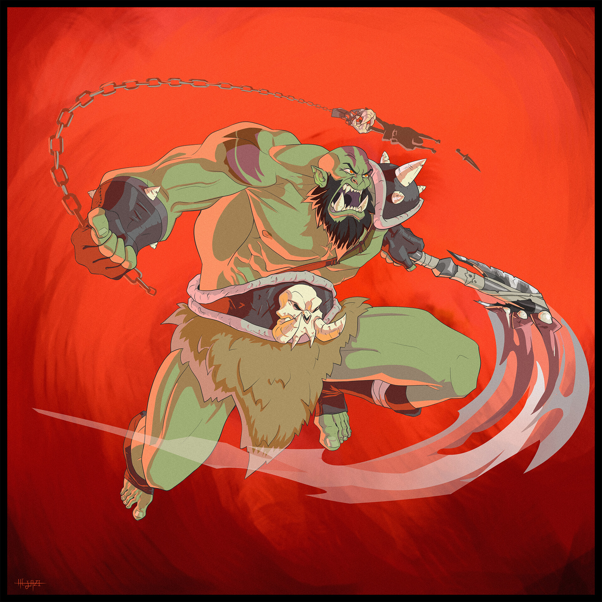 ArtStation - Xull the iron commander