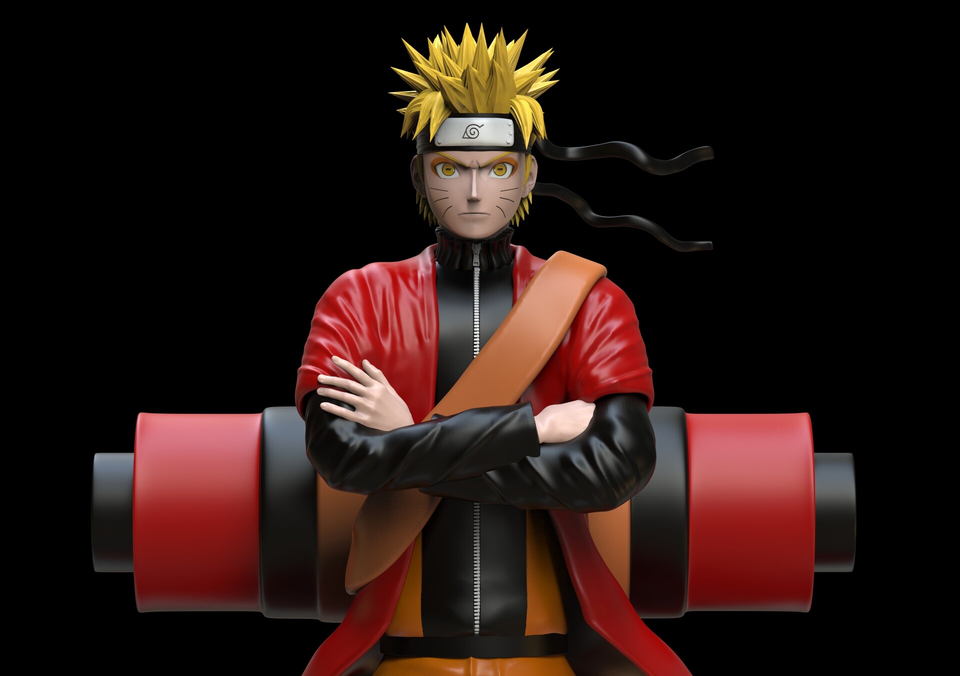 ArtStation - Naruto - Sage mode