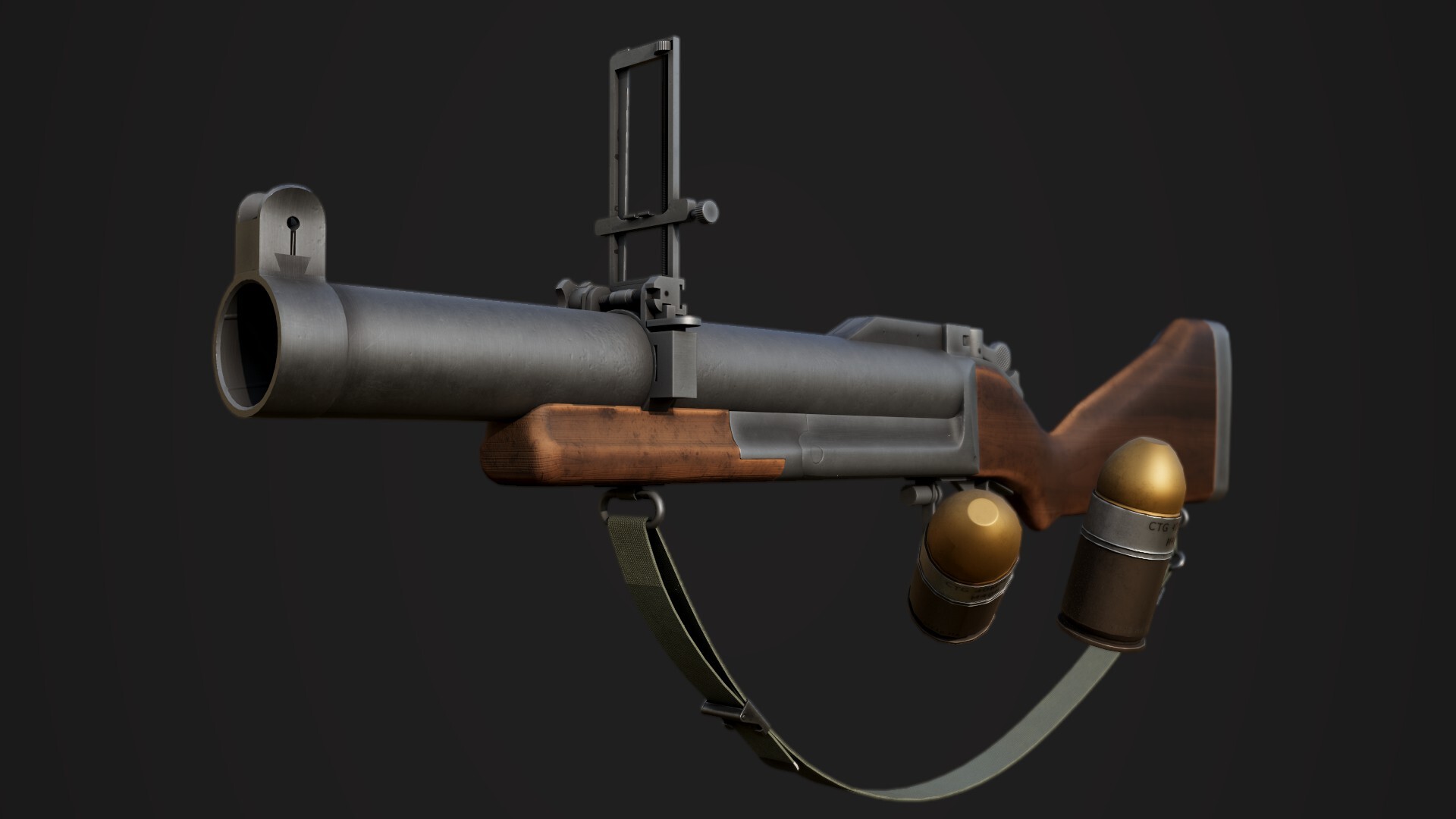 ArtStation - M79 Grenade Launcher