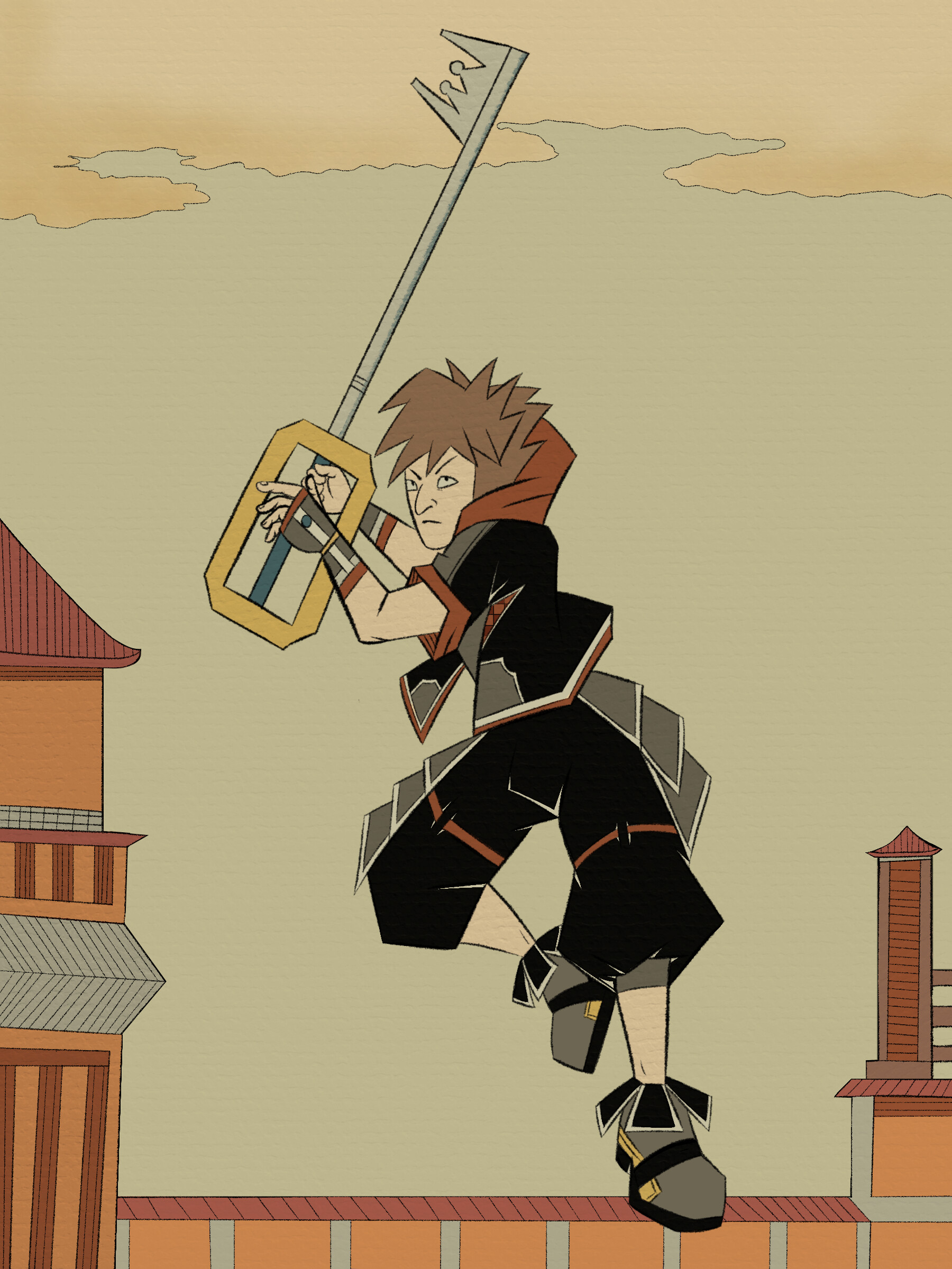 ArtStation - Traditional Japanese-Styled Sora