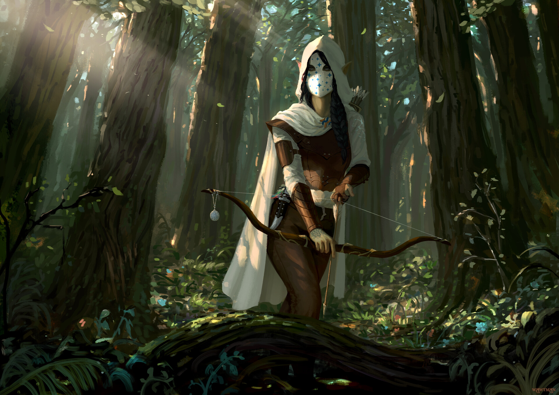 ArtStation - Wood Elf Crostolaena