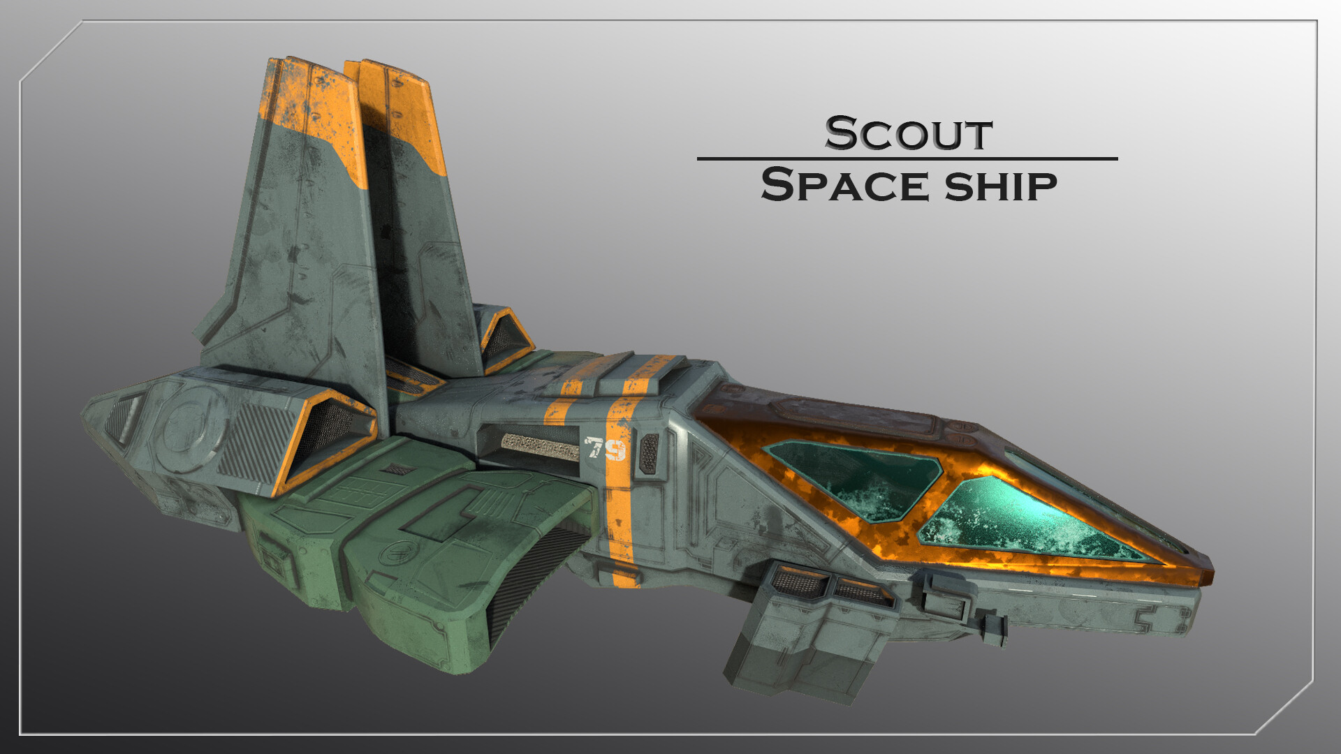 ArtStation - Scout - Spaceship
