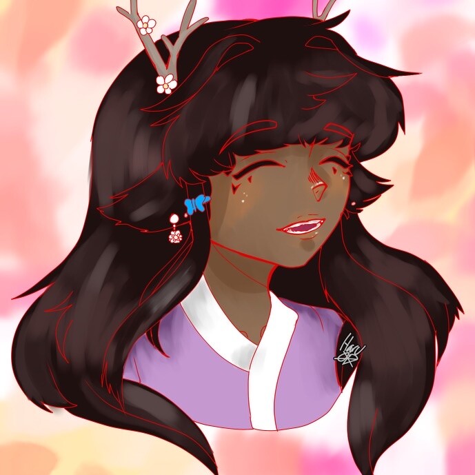 ArtStation - Goddess of beauty! Akemi!