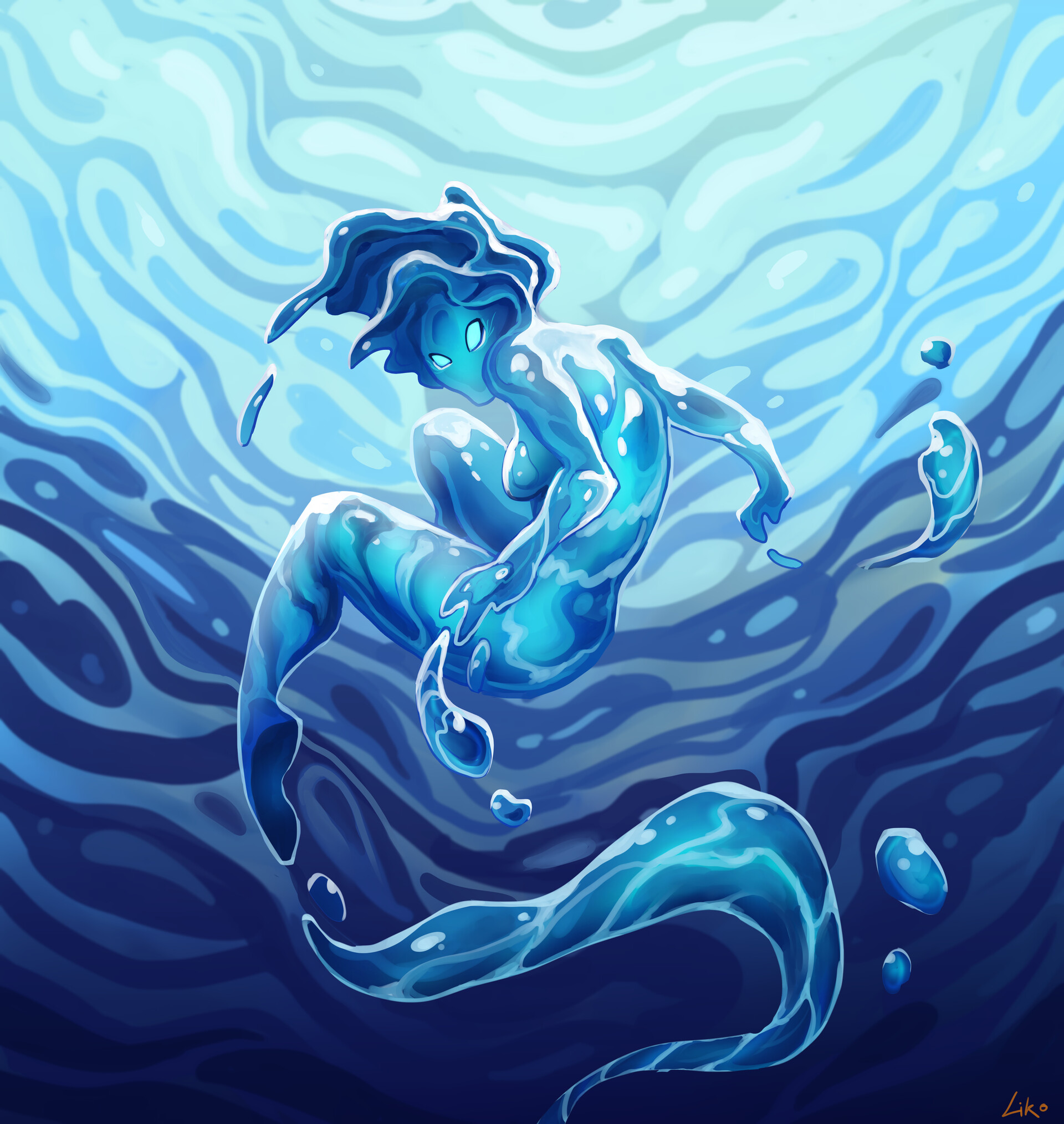 ArtStation - Water Guardian - CDC challenge