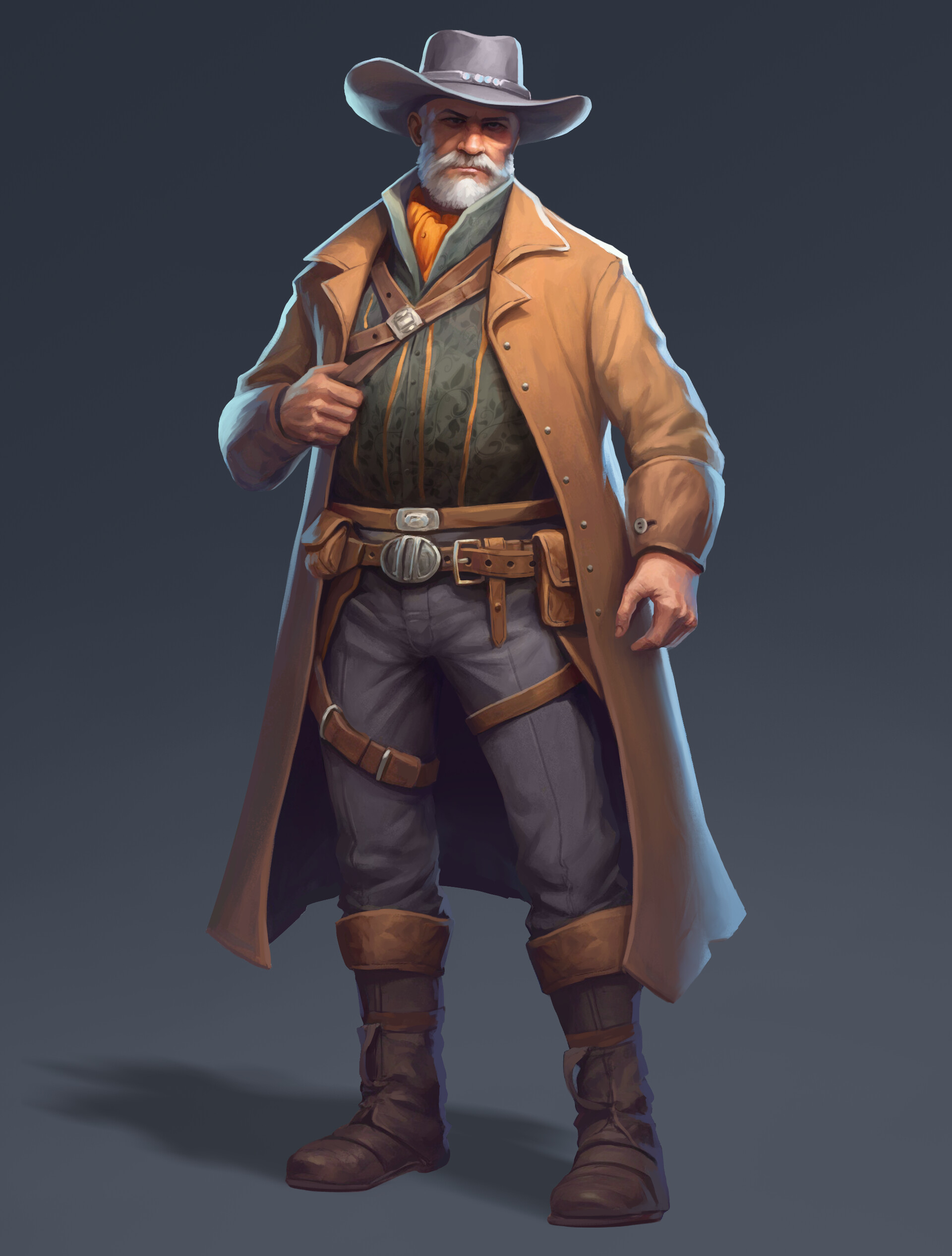 ArtStation - Cowboy Adventurer Concept