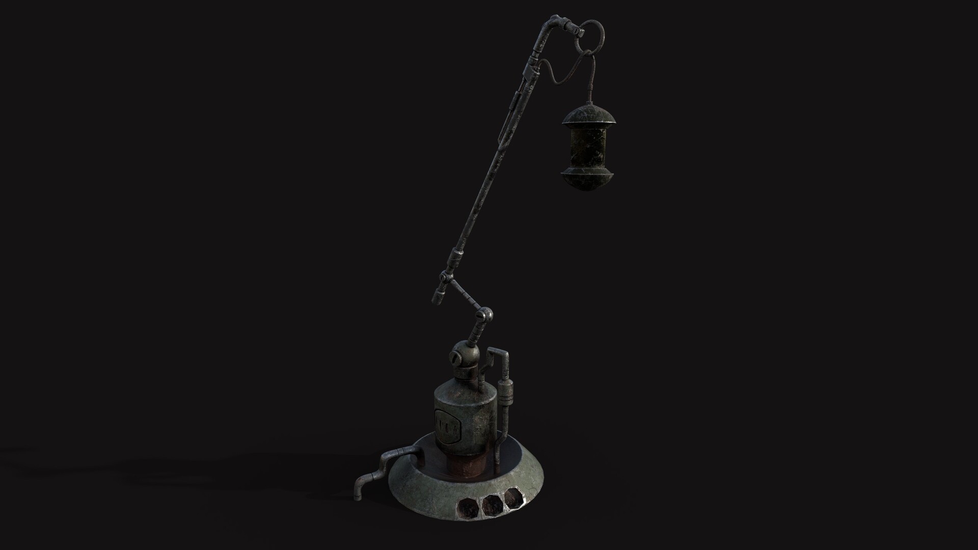 ArtStation - Old Steam Lamp