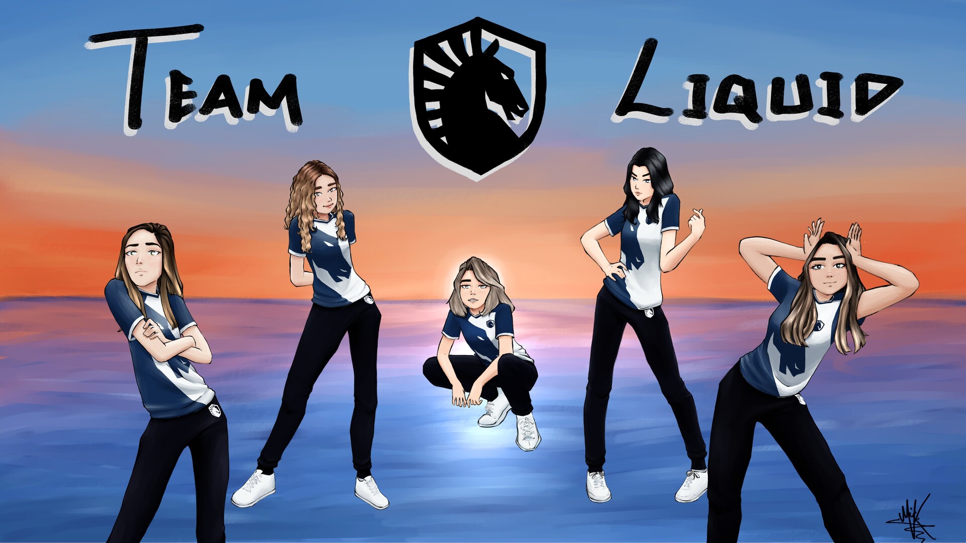 ArtStation - Fanart for the Team Liquid BR Valorant team!!