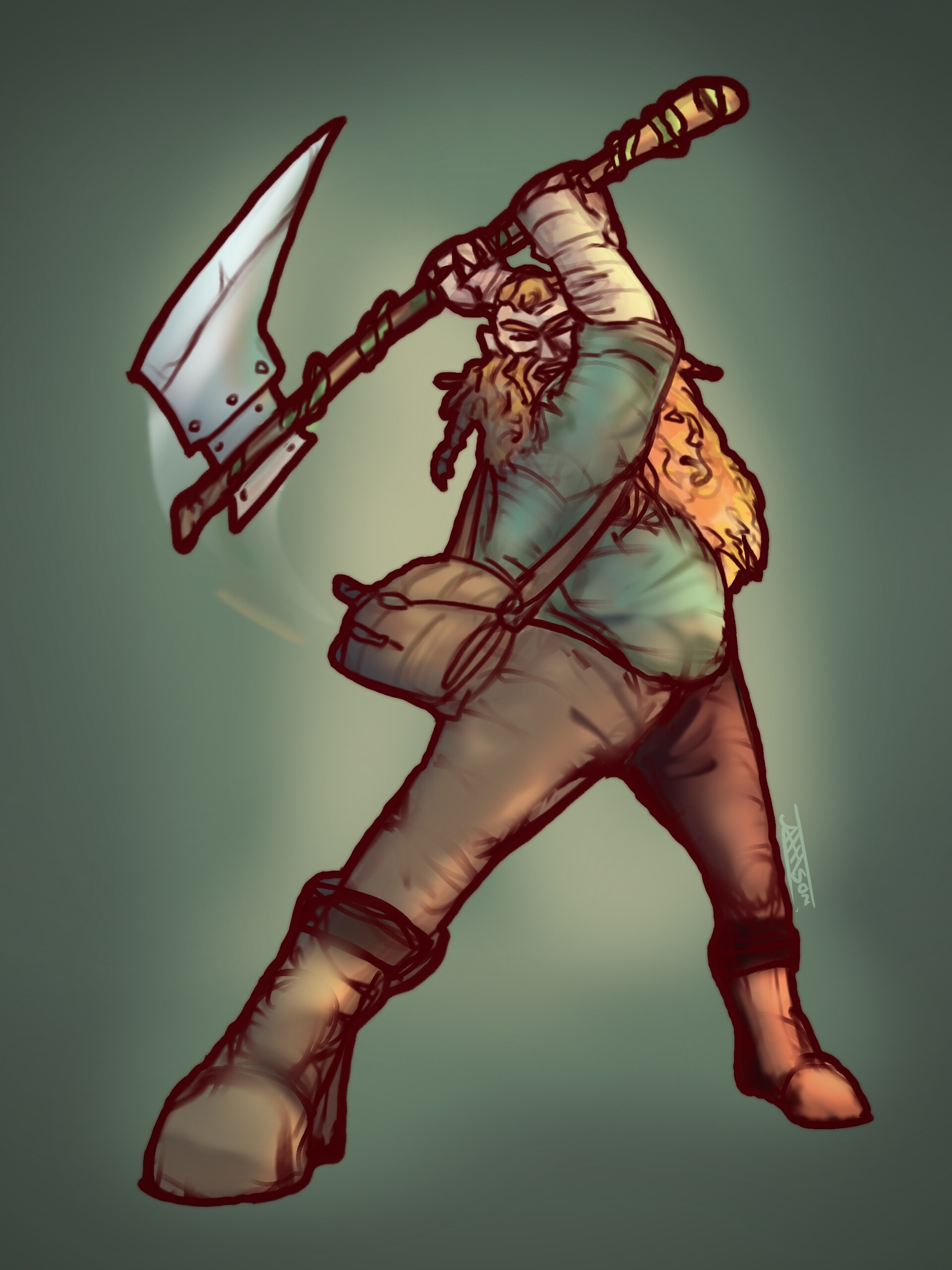 ArtStation - Battle Dwarf Inbound!