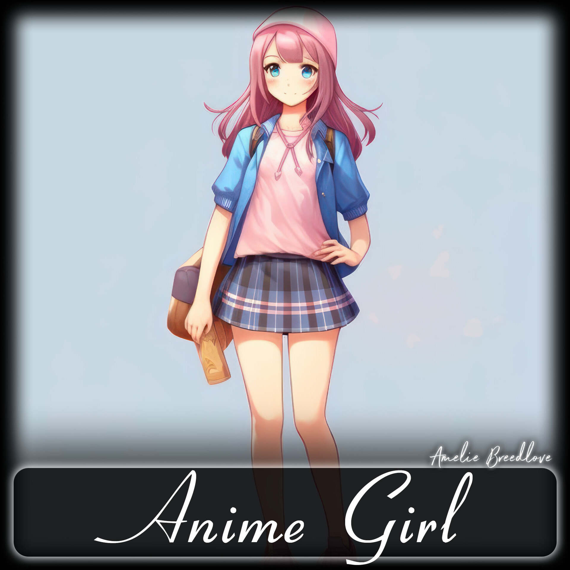 ArtStation - 200 Anime Girl Character (Full Body) Reference Pack | 4K | v.1