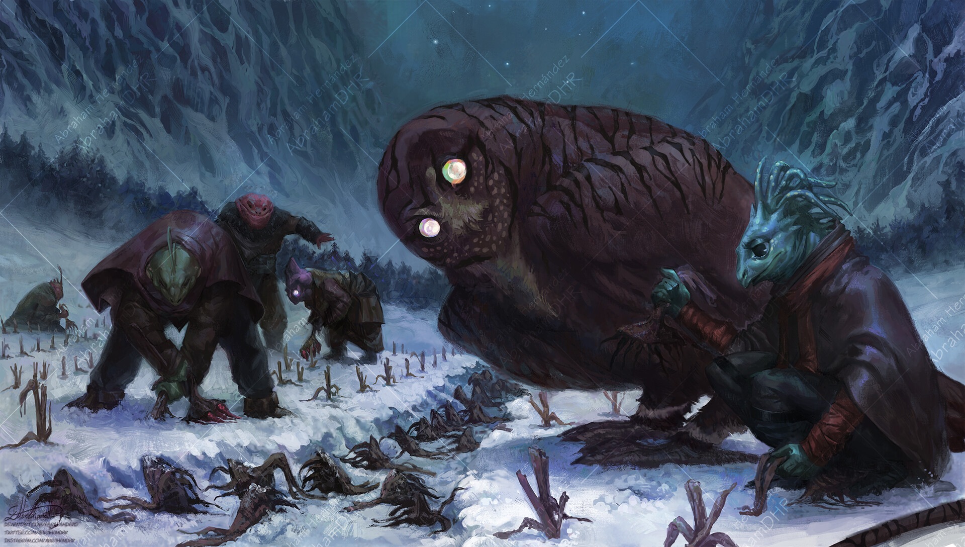 ArtStation - Damaged crops