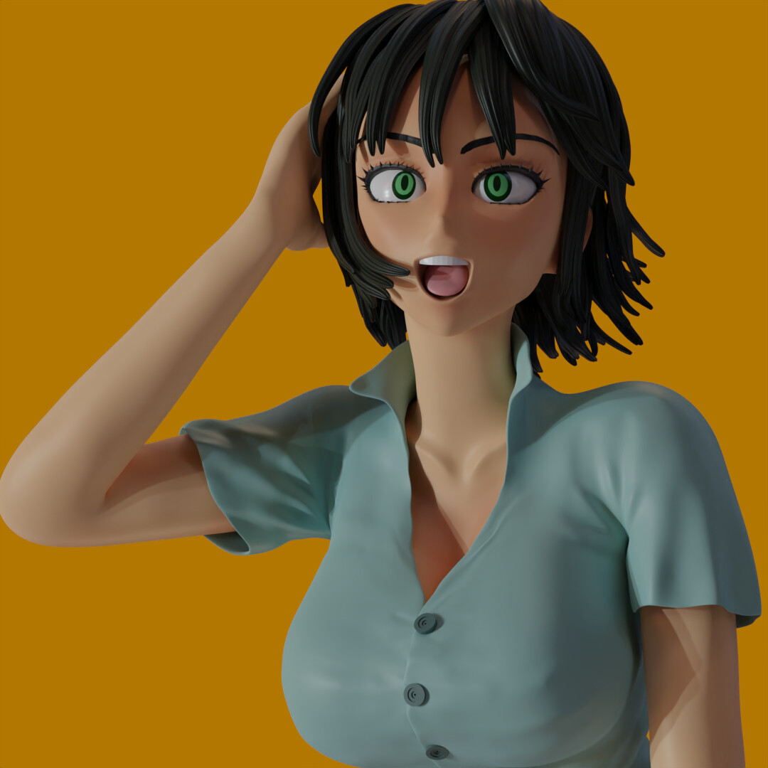 ArtStation - Fubuki 3D Model