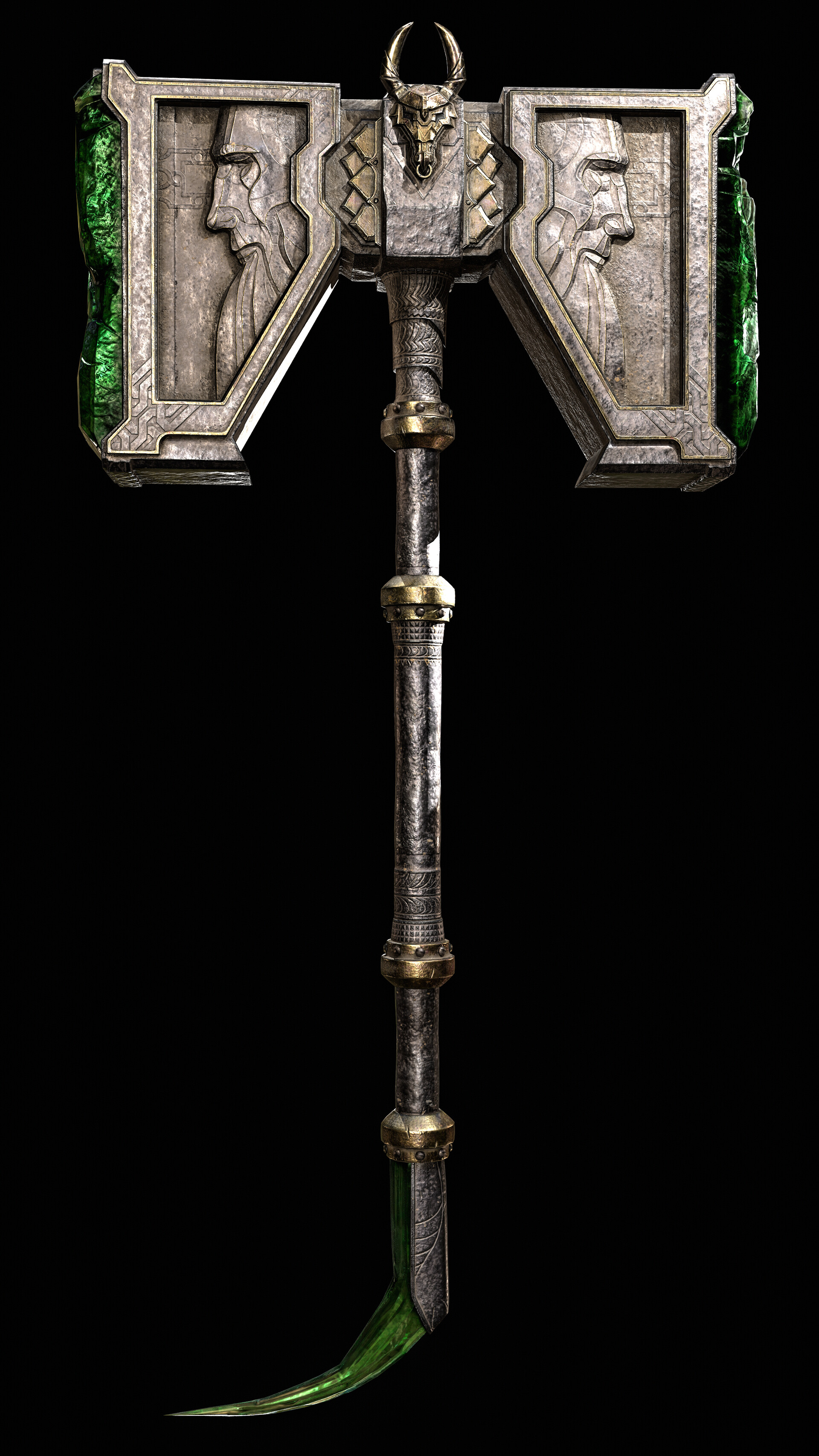 ArtStation - Gemstone Warhammer | Dragon's Rise Challenge