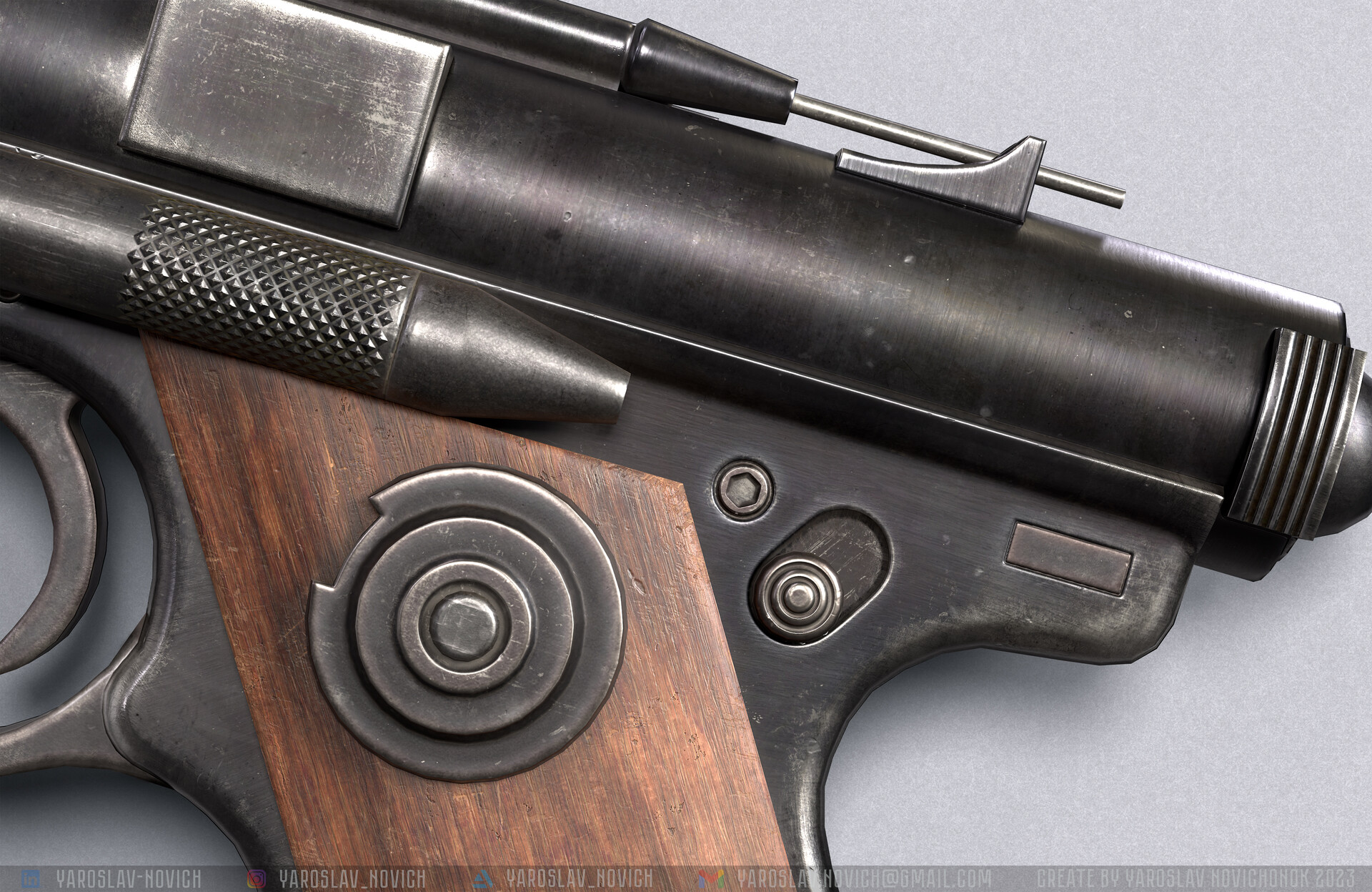 Yaroslav Novichonok - DT-12 Heavy Blaster Pistol Star Wars Gun