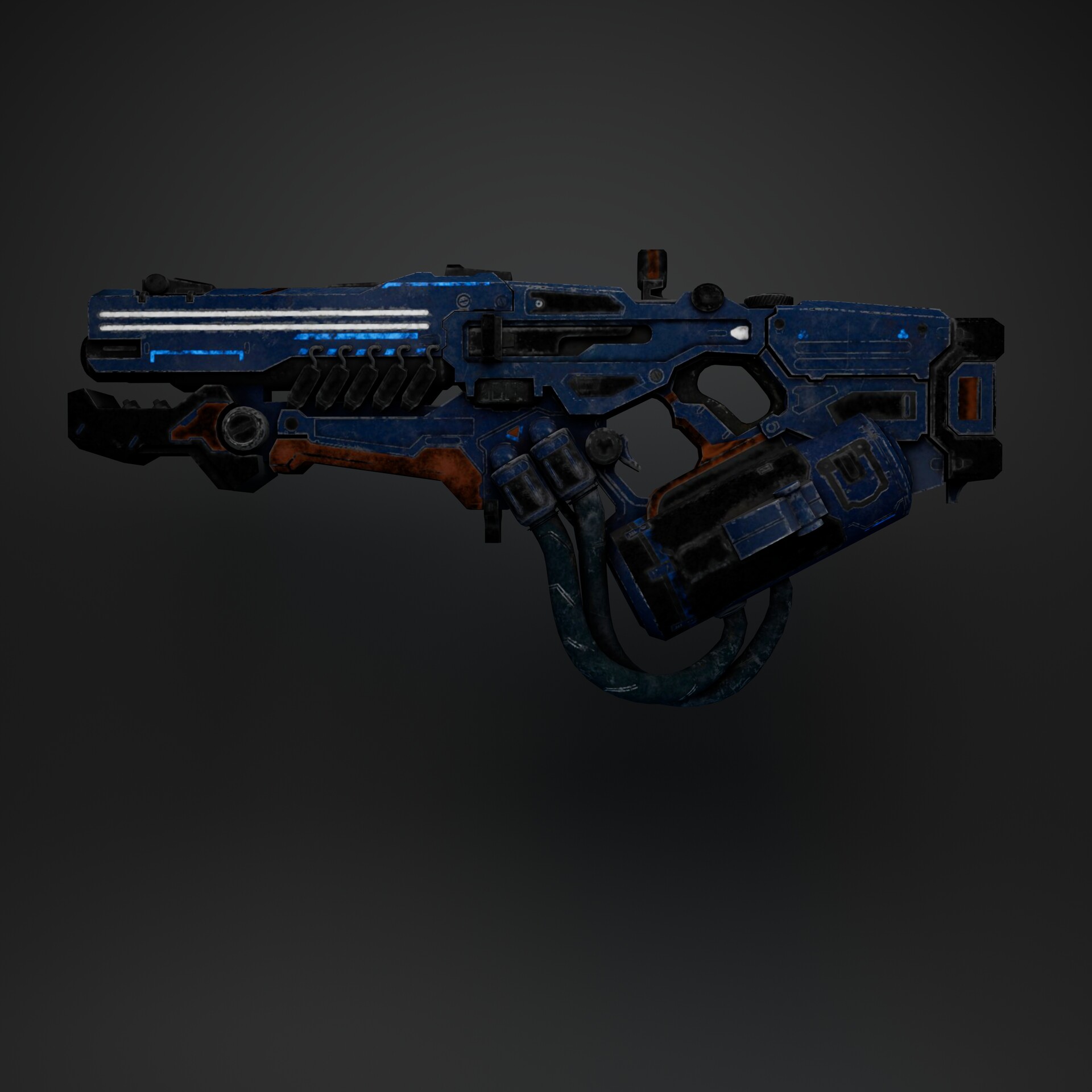 ArtStation - Scifi_Rifle_rendering