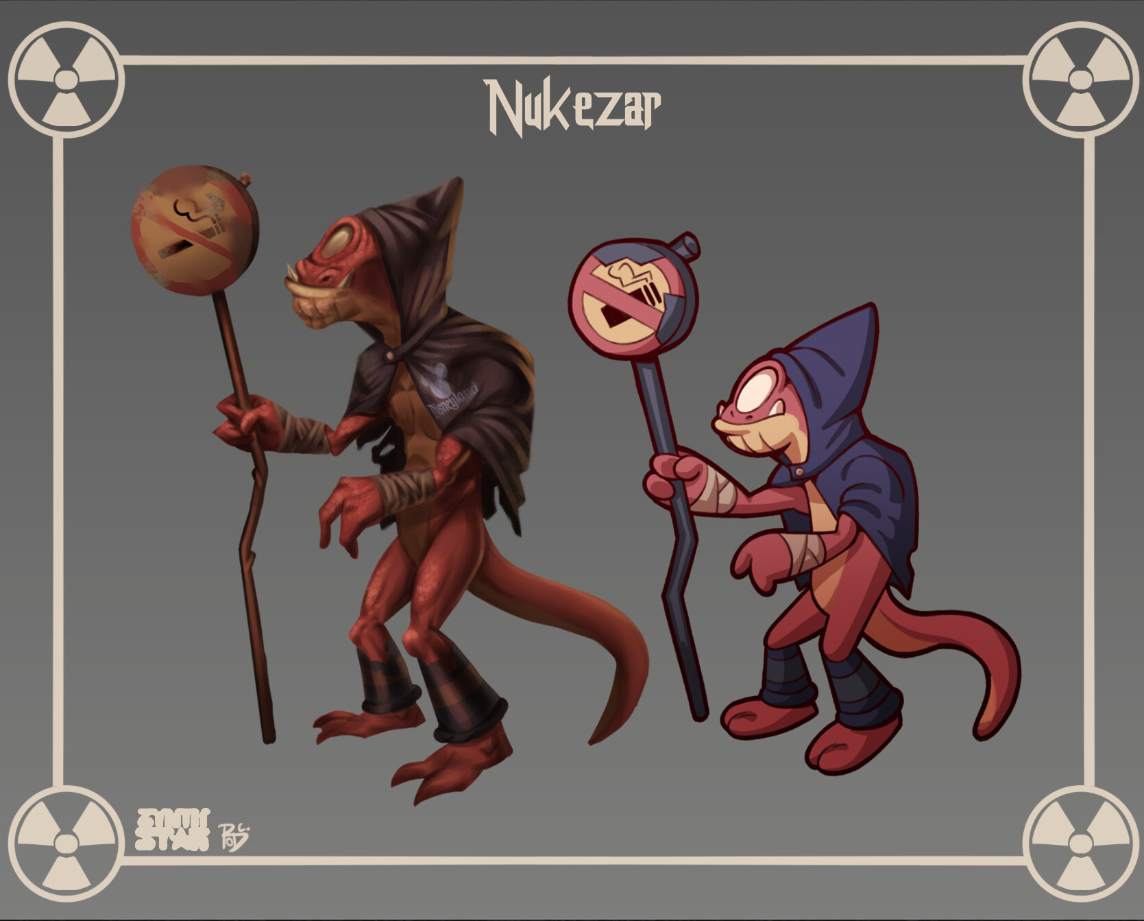 ArtStation - NUKEZAR (DnD CHARACTER DESIGN)