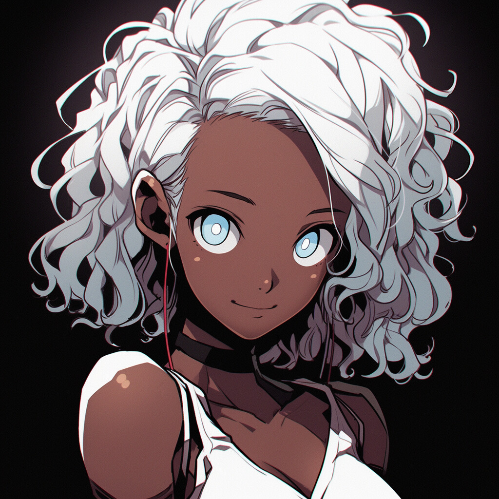 Black Skinned Anime Girl