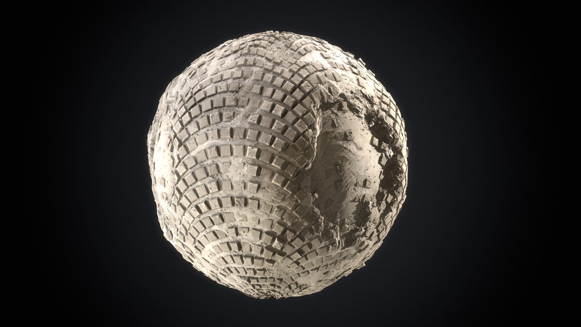 Fateme Khorami - Stylized Stone pavement - Substance 3D Designer