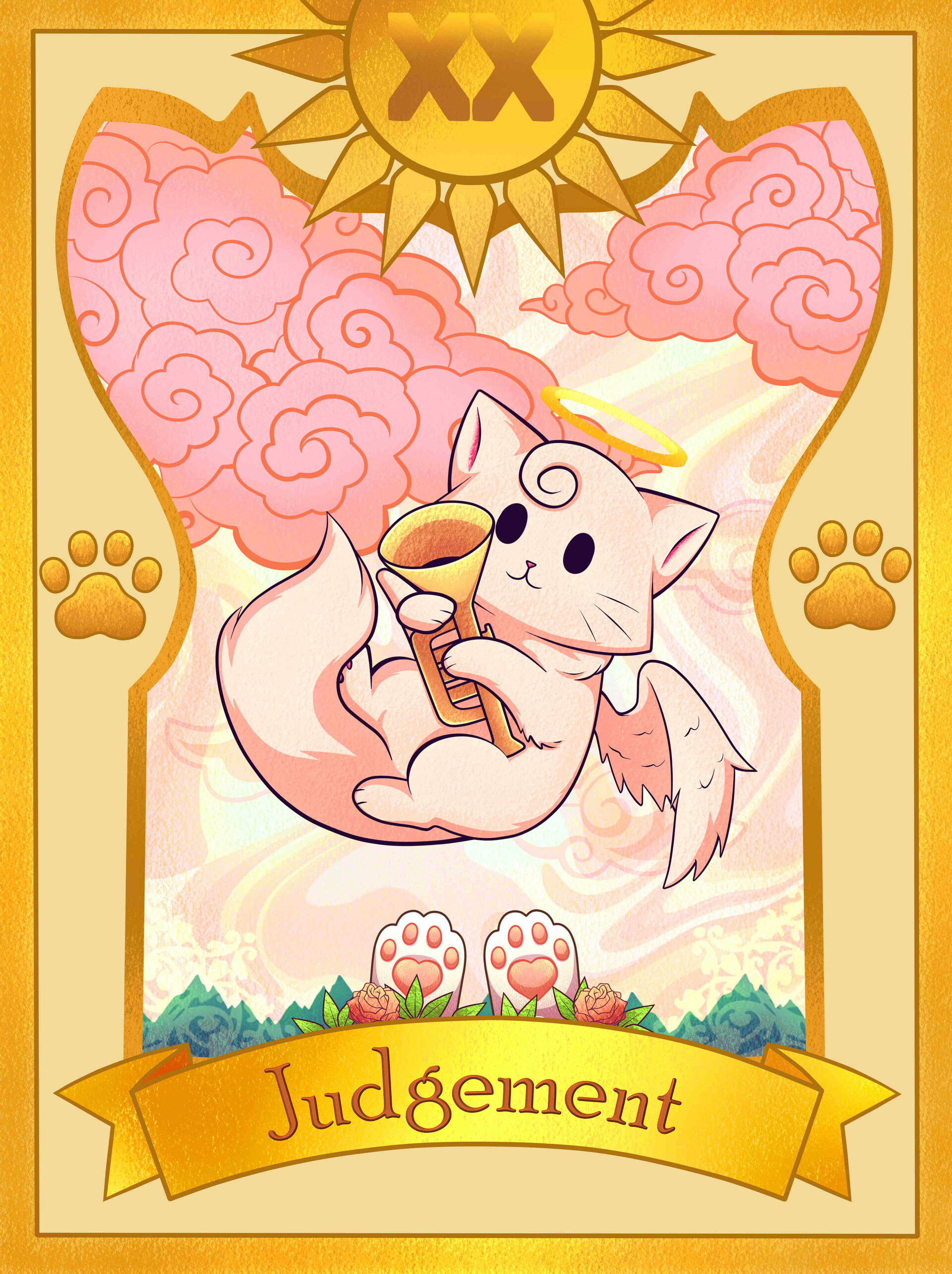 ArtStation - Tarot Cats Deck: Judgement