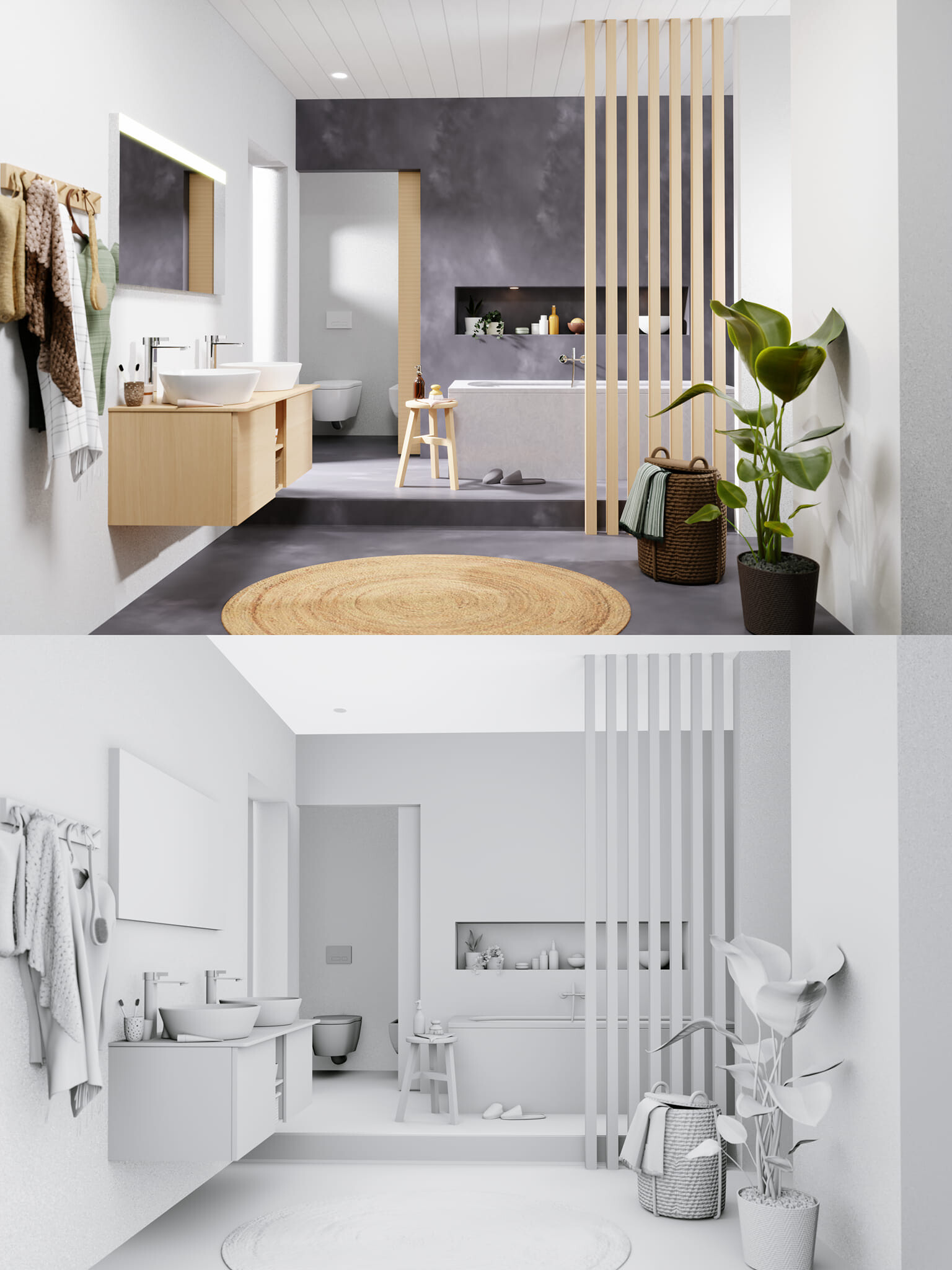 ArtStation - Bathroom Interior