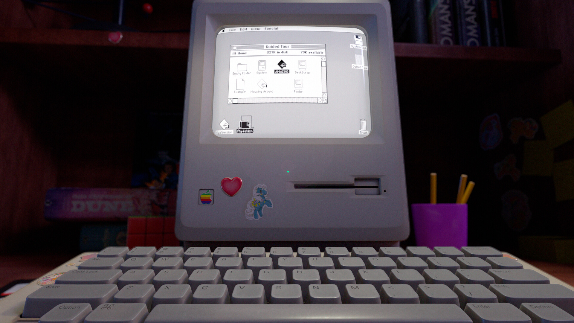 Clarissa López - Mac 128k 3D Model