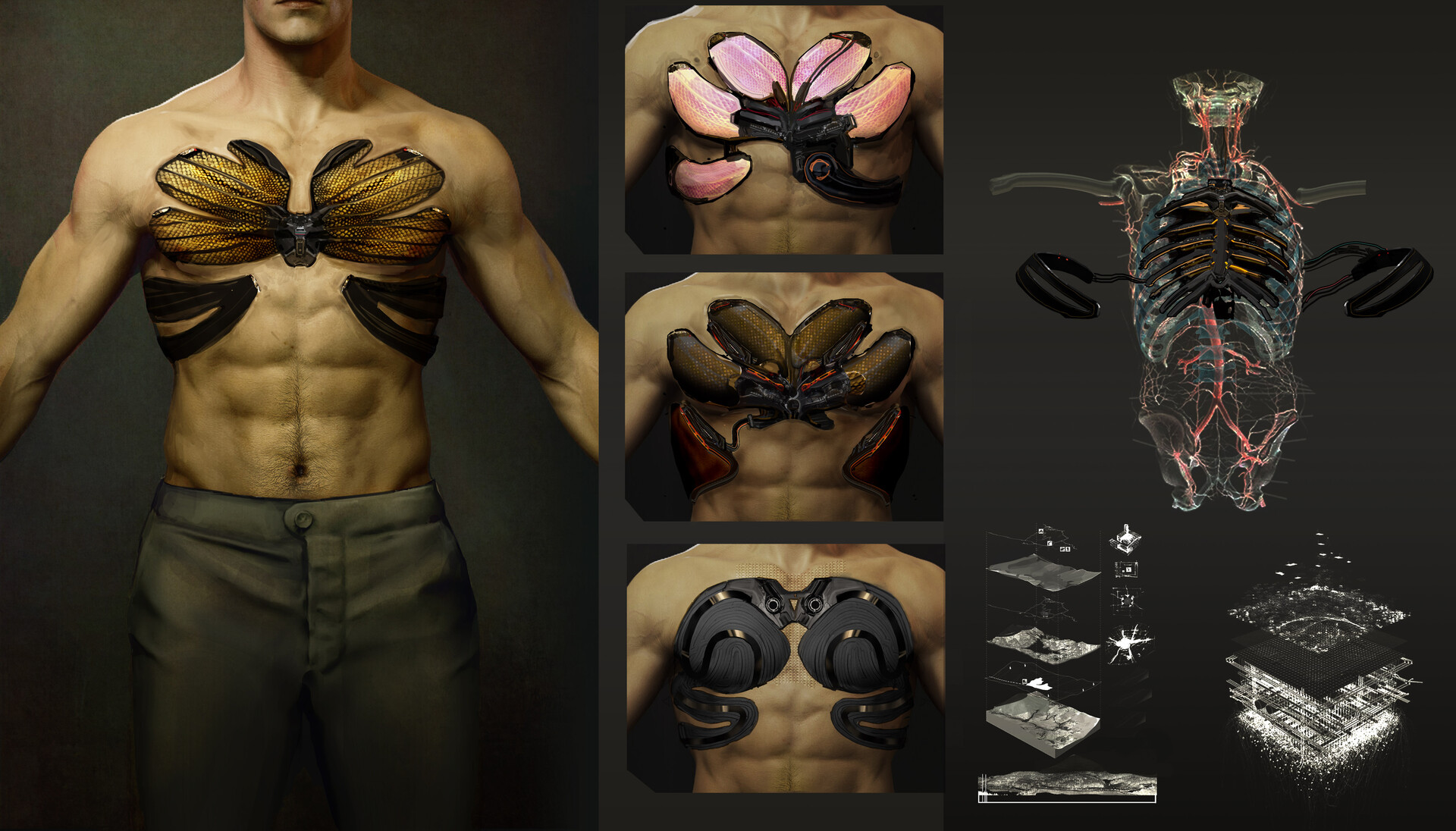 ArtStation - artificial lung lobes