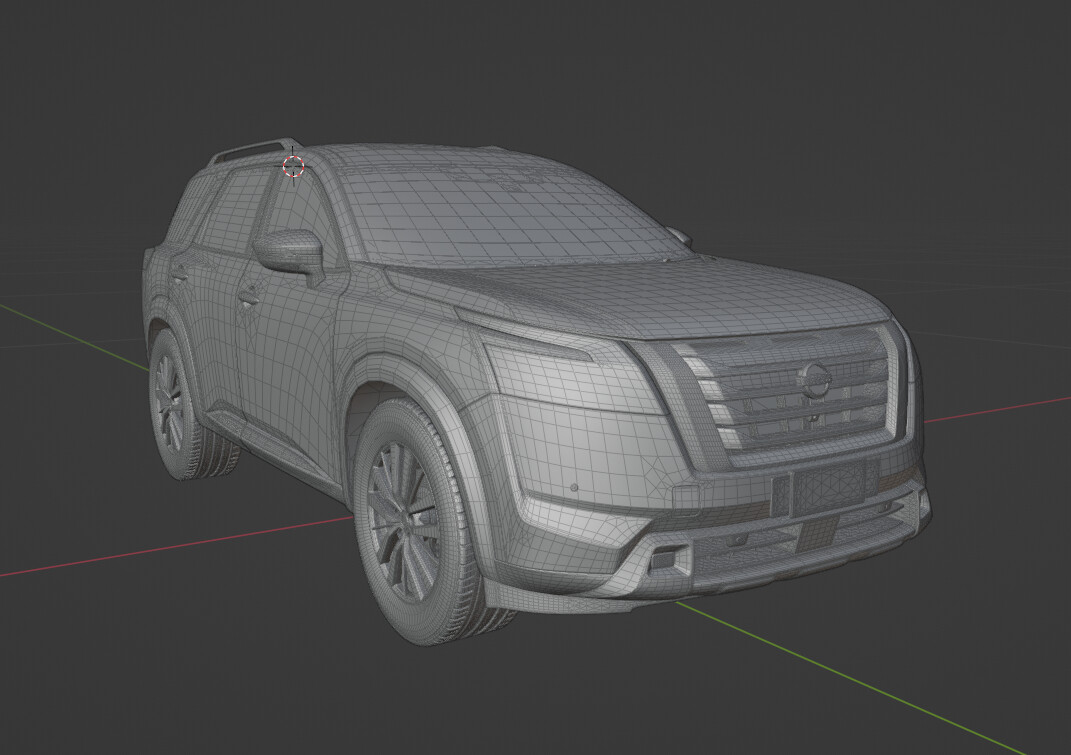 ArtStation - Nissan Pathfinder Car 3d model