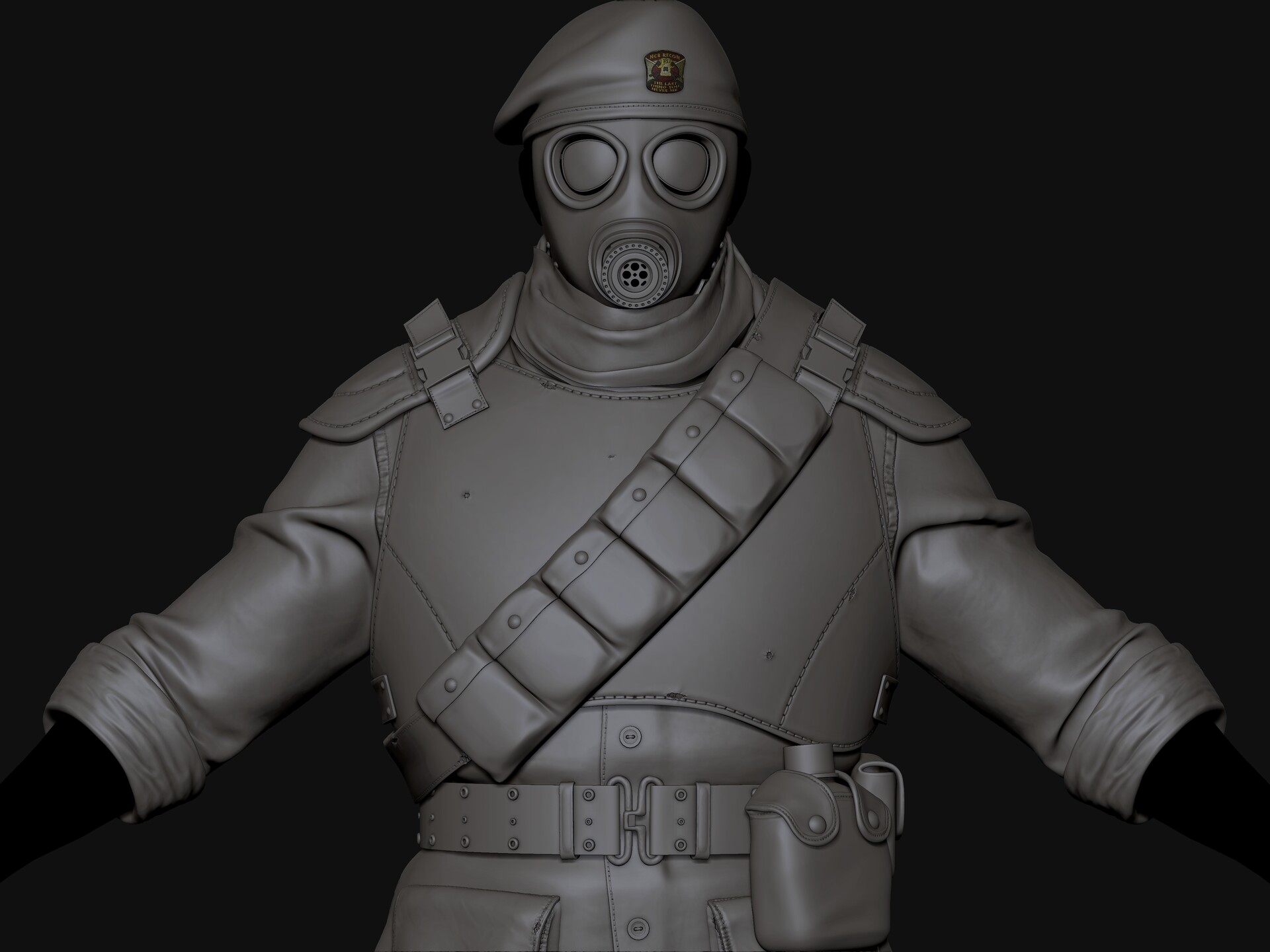 ArtStation - NCR Trooper Sculpture