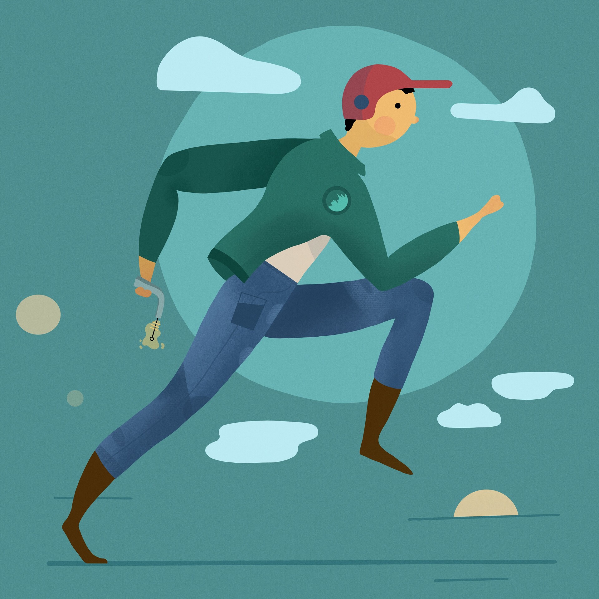 ArtStation - Running Boy