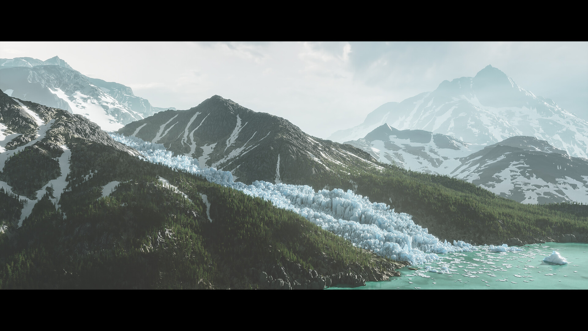 ArtStation - Glacier Landscape