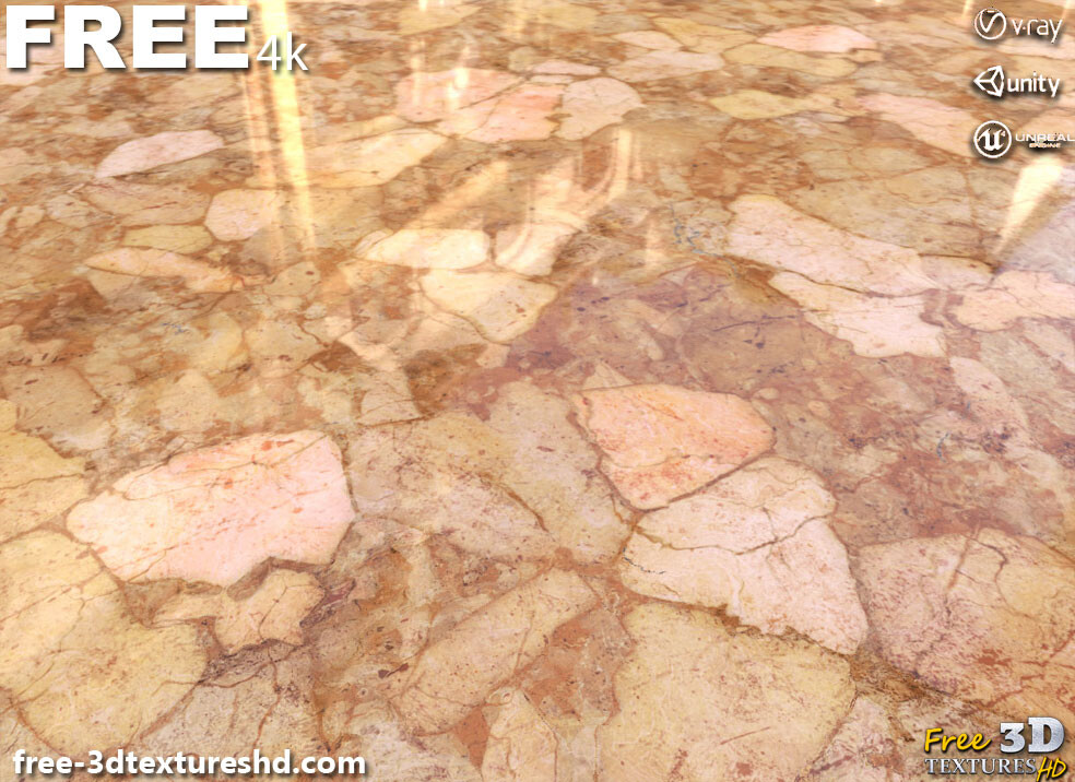 3D textures PBR free Download - Italian Brown Marble 3d Texture PBR in High Resolution Free ...