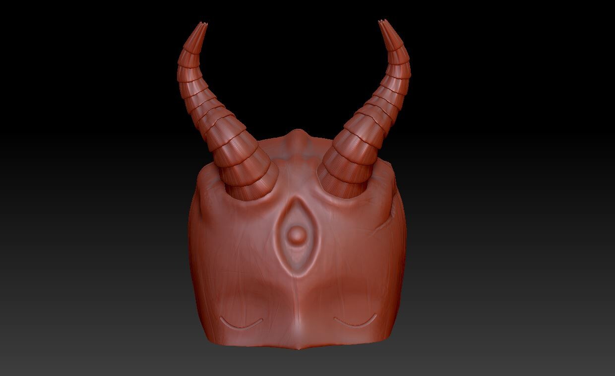 ArtStation - Horned Statue