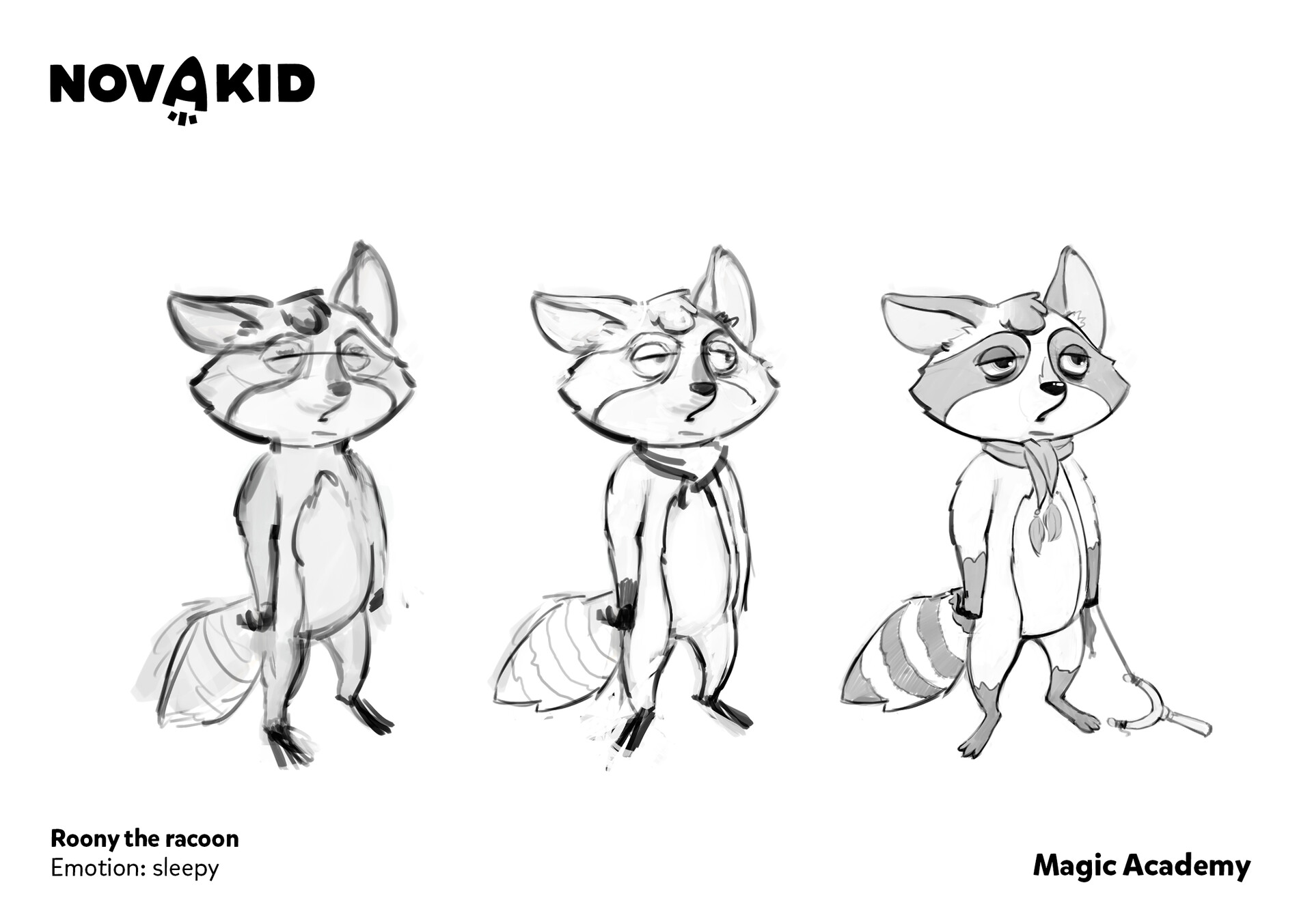 Pavel Bolshakov - Сharacters emotions \ Novakid © \ Magic Acedemy