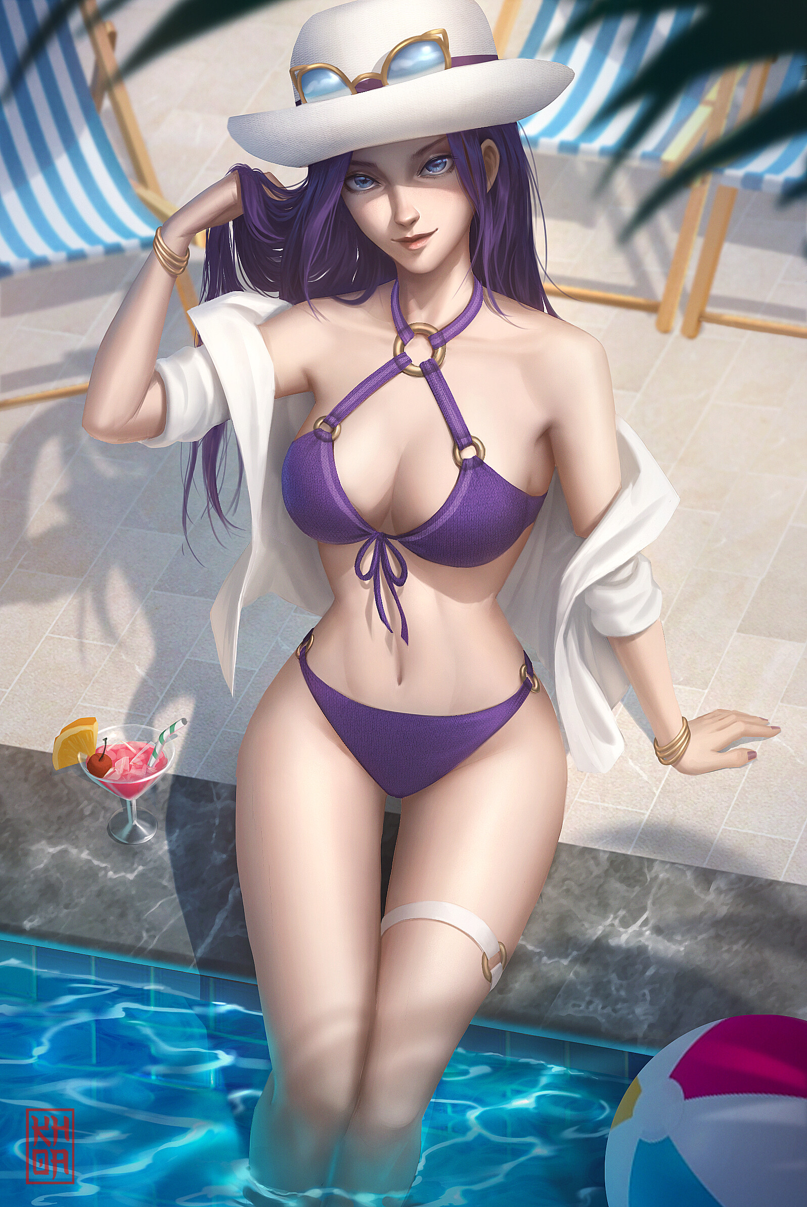 ArtStation - Pool Party Caitlyn